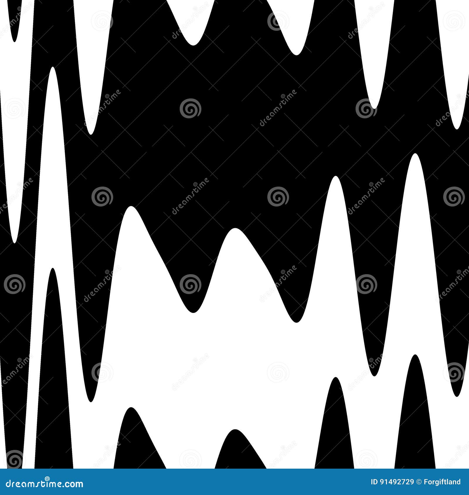 Black Background,two Tone Wave Background on White Stock Illustration ...