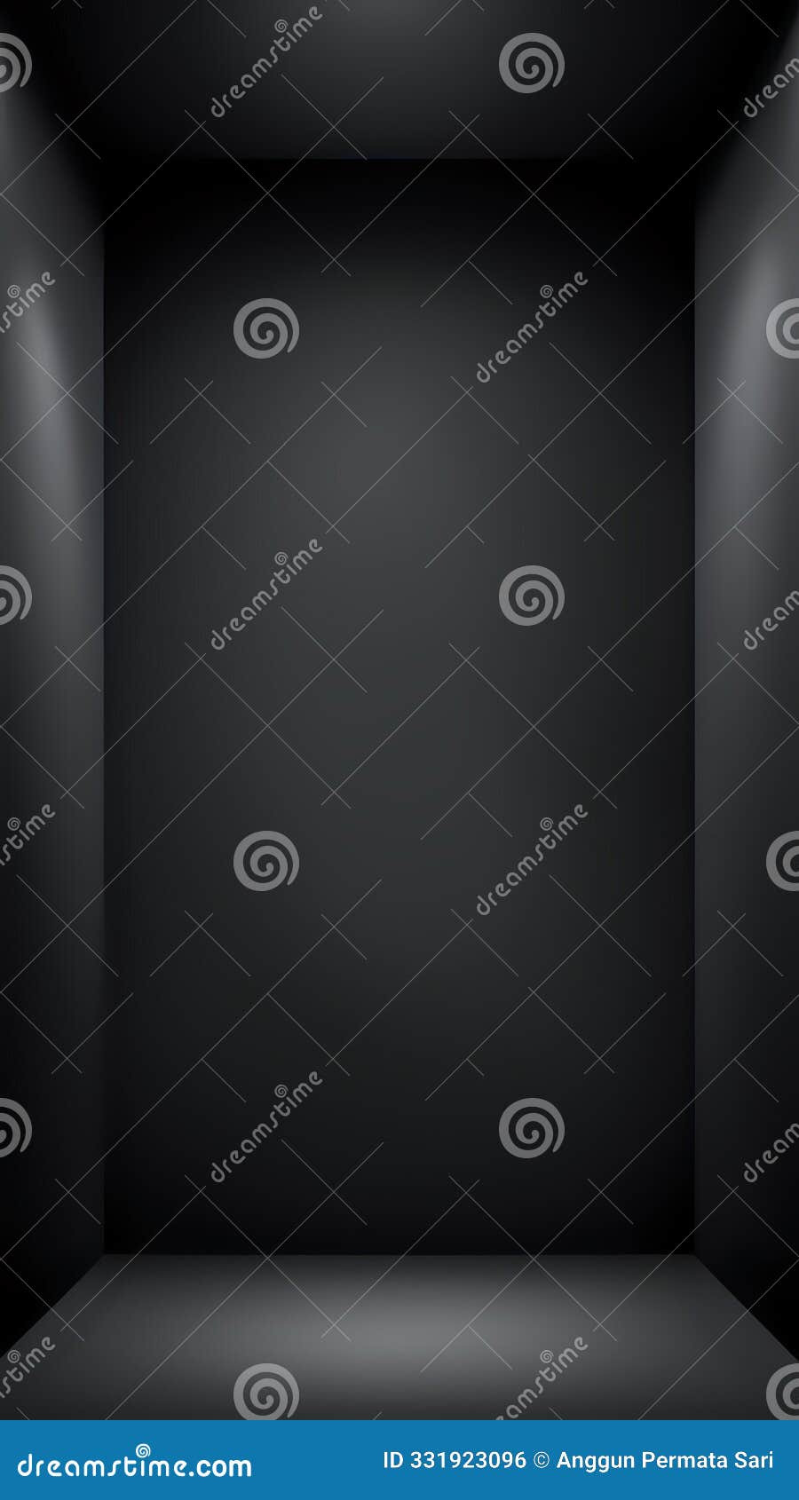 Black Background with a Vignette Effect Providing a Deep, Dark Visual ...