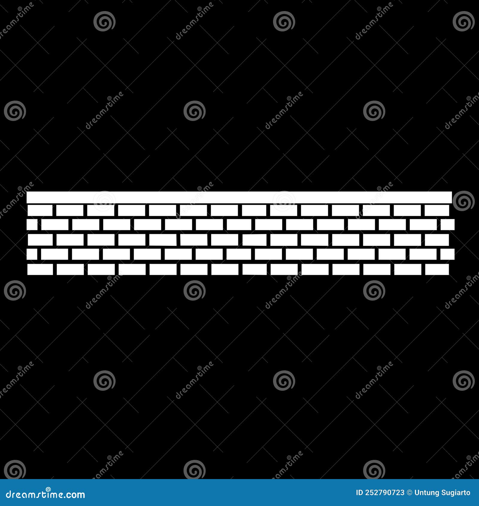 Black Background Wall 2D Illustration Stock Illustration - Illustration ...