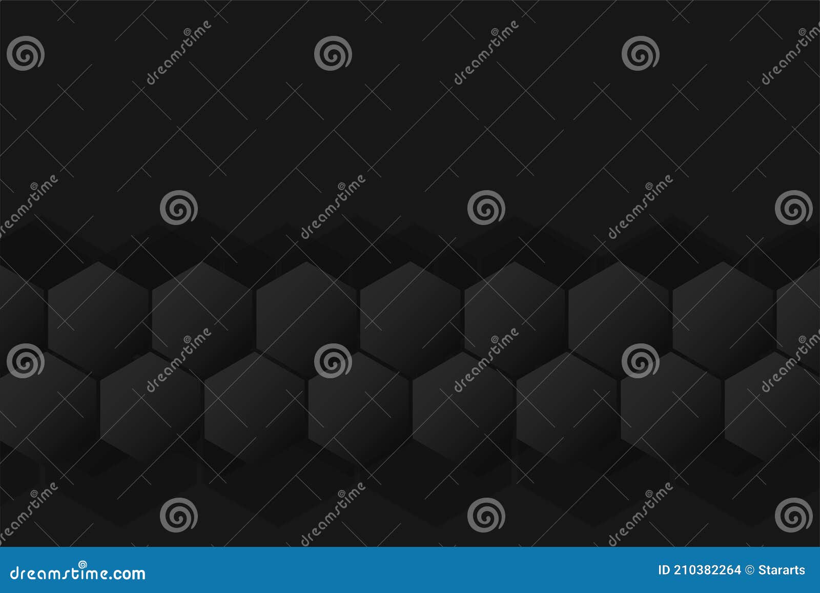 Black Background Wallpaper with Hexagonal Shapes Stock Vector ...
