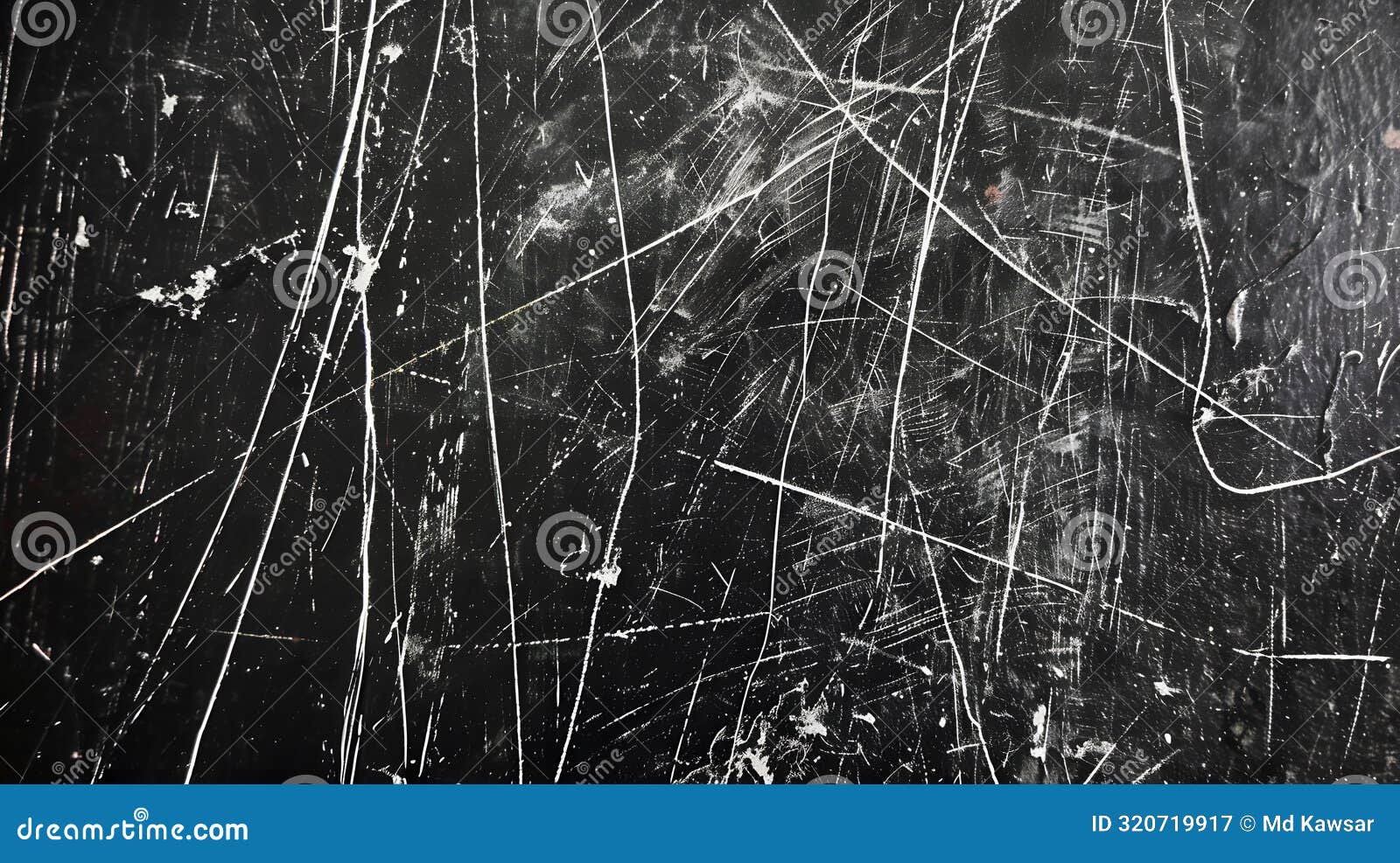 Scratched Black Surface Texture Background Stock Illustration ...