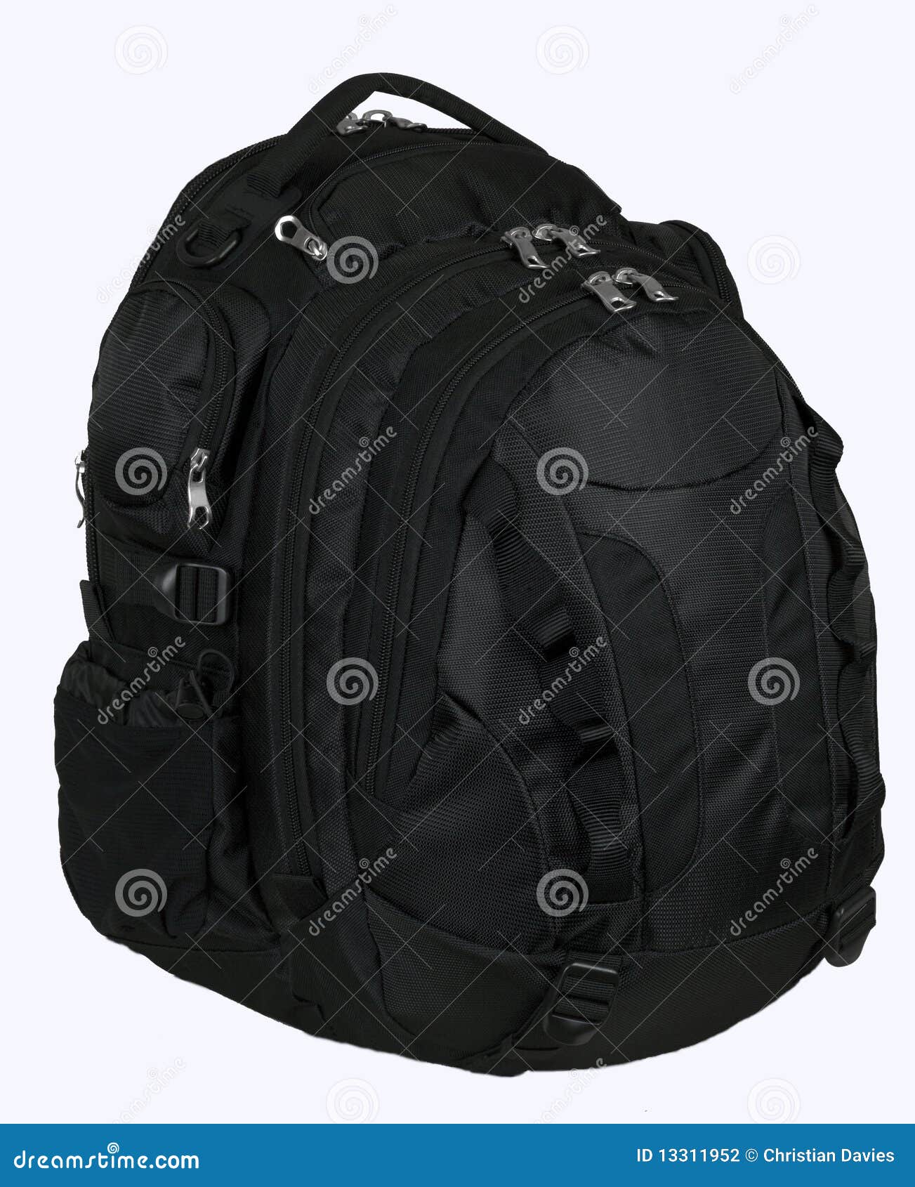 Black backpack stock photo. Image of ruksak, backpack - 13311952