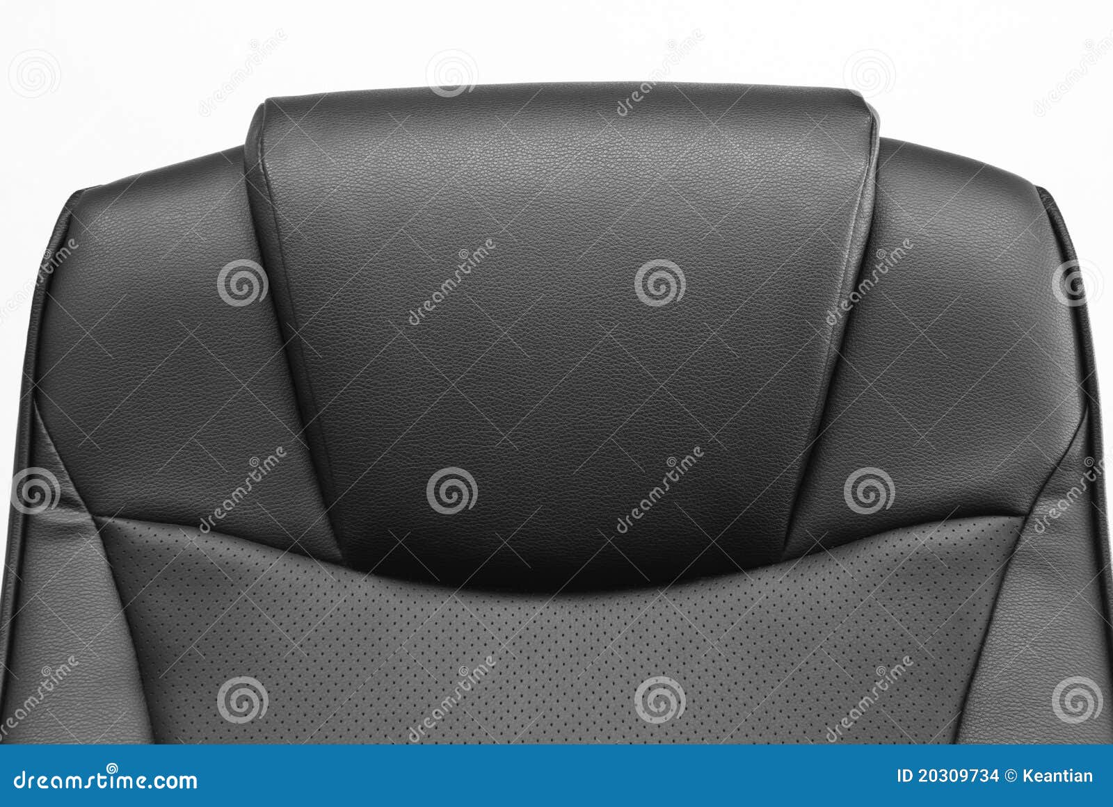 Black Backrest on the Chair. Stock Photo - Image of soft, equipment ...