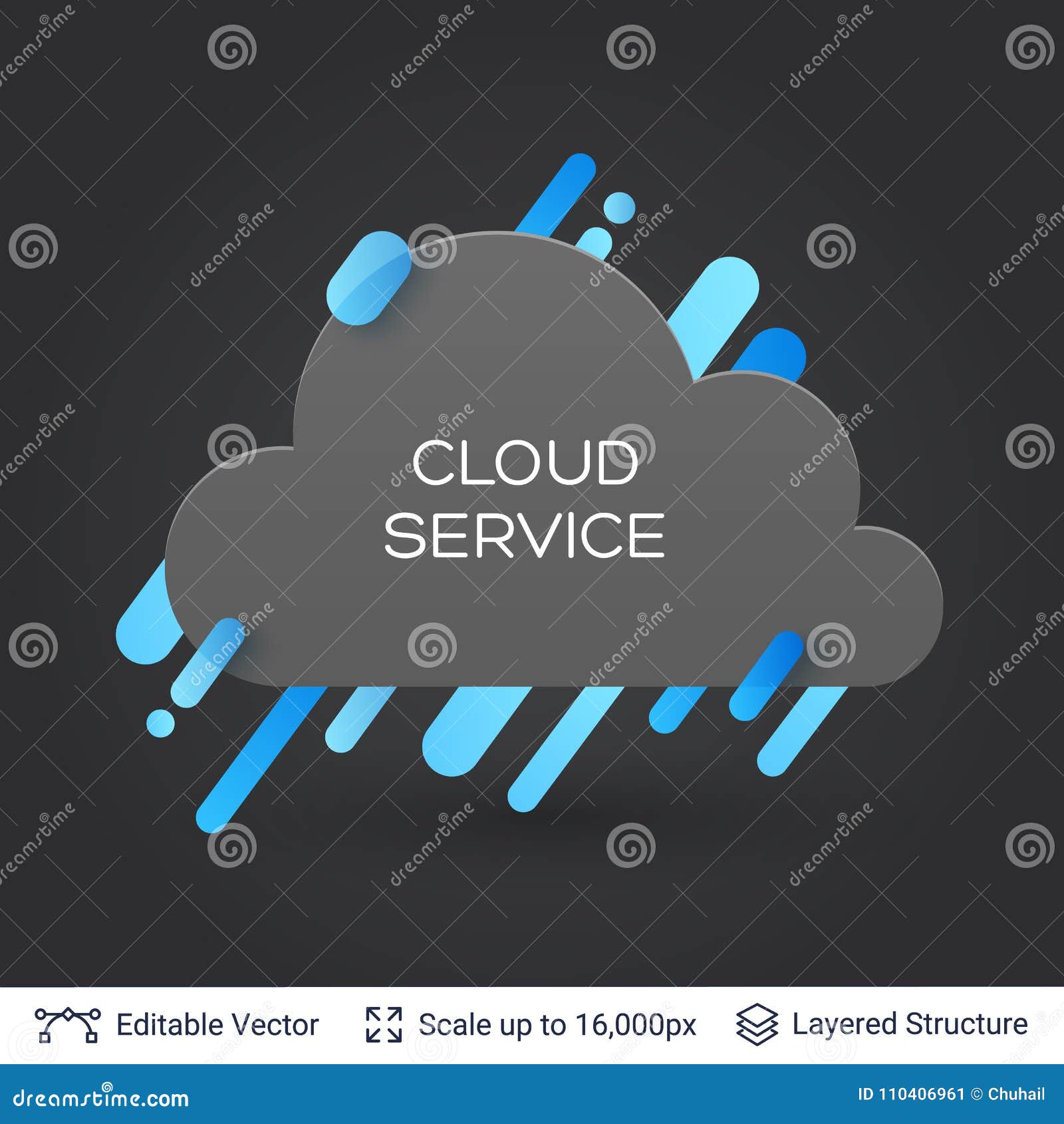 Black badge cloud sticker. stock vector. Illustration of badge - 110406961