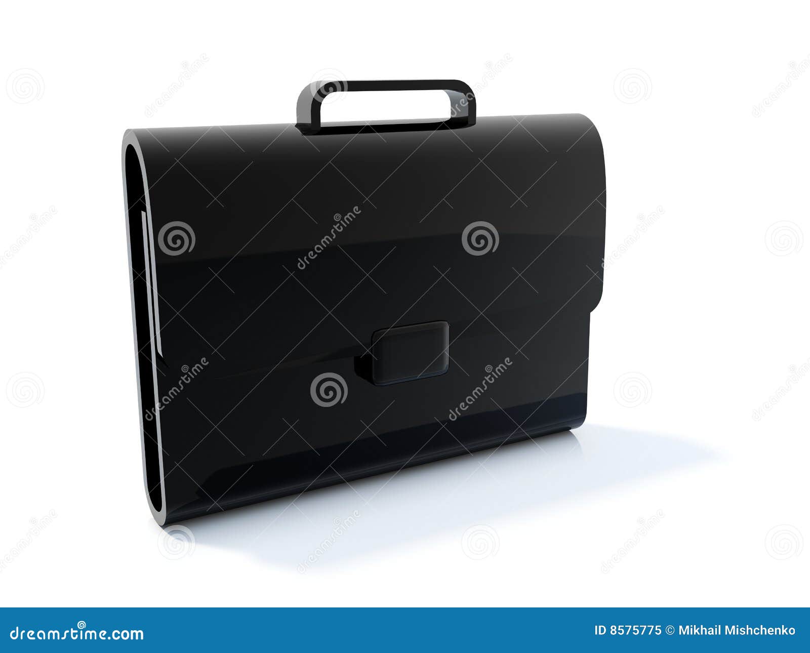 Black bag icon stock illustration. Illustration of briefcase - 8575775