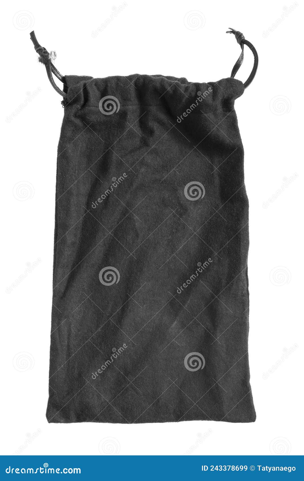 Black bag isolated stock image. Image of laces, isolated - 243378699