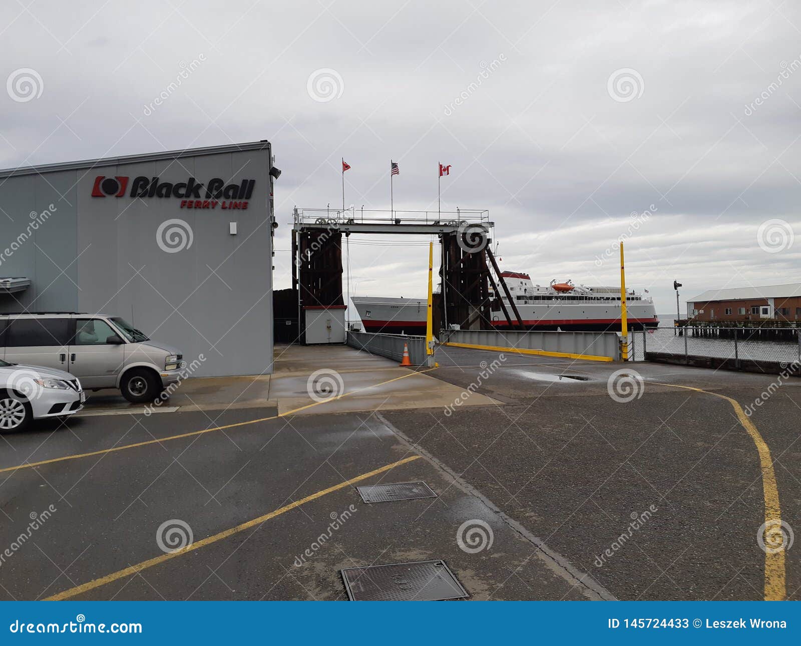 Black Ball Ferry Line Terminal in Port Angeles,WA Editorial Stock Photo ... Black Ball Ferry Line Terminal in Port Angeles,WA Editorial Stock Photo ...