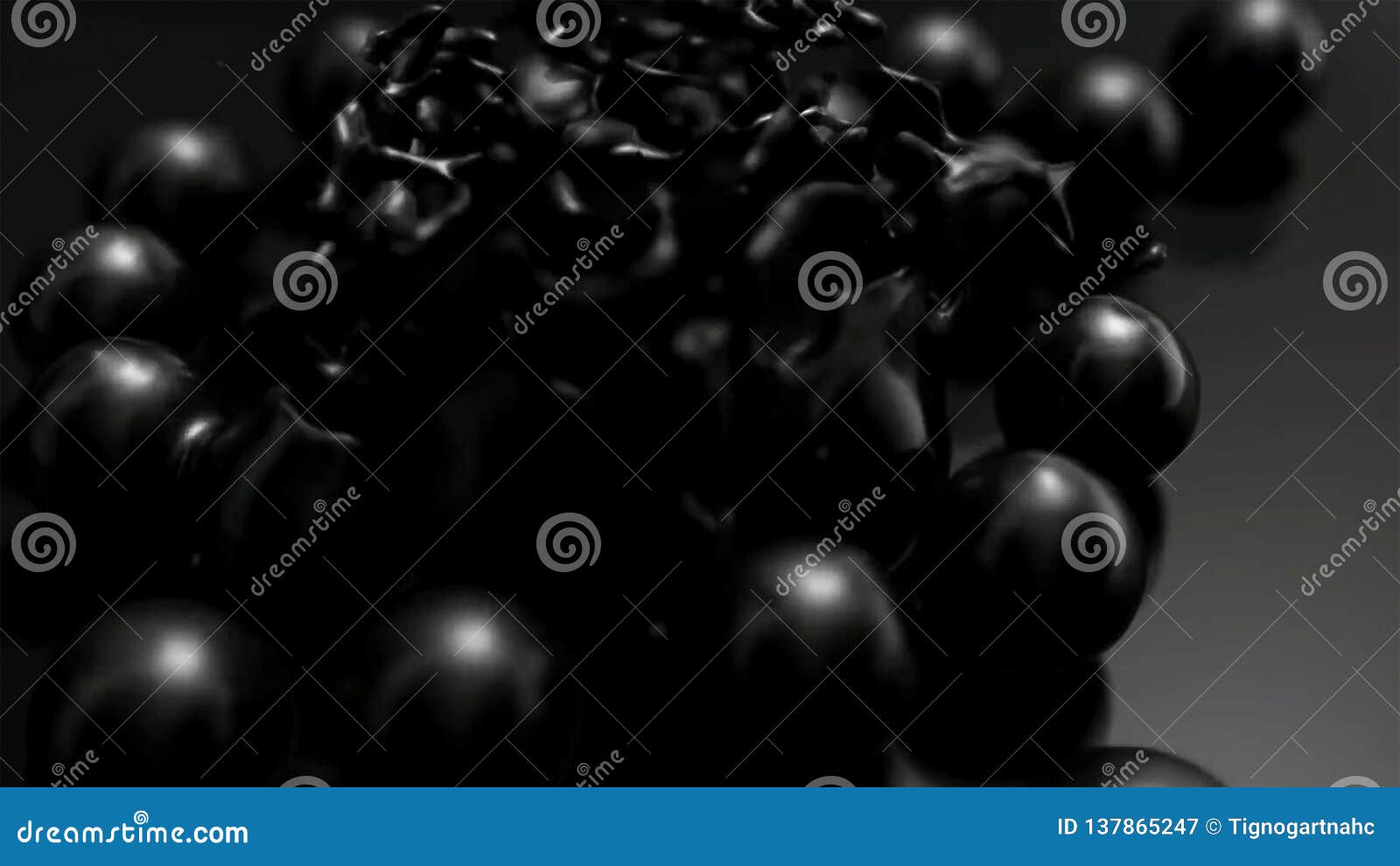 Black Ball with Shadow on Dark Background Stock Illustration ...
