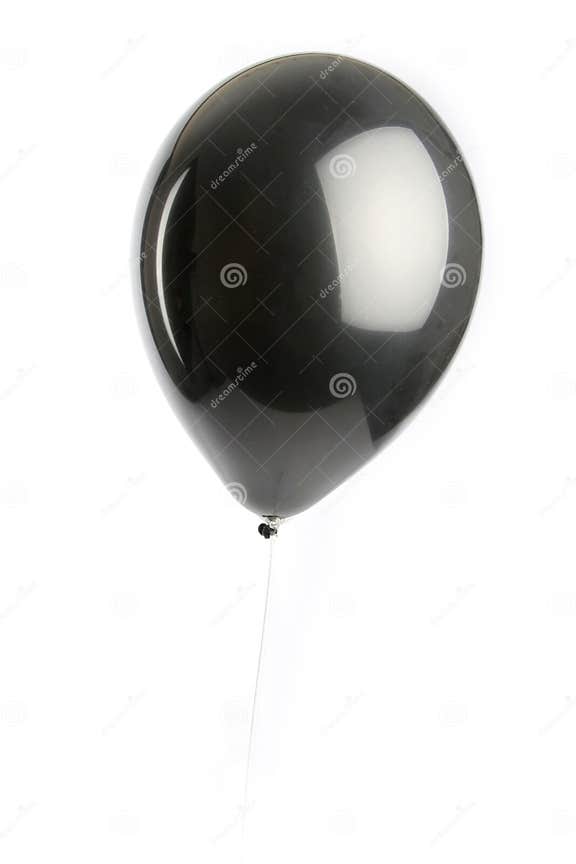 Black balloon stock photo. Image of decoration, white - 2182226
