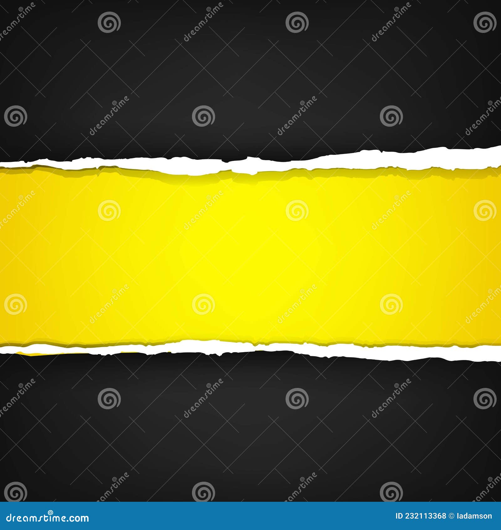 Black Banner with Ripped Paper Stock Vector - Illustration of backdrop ...