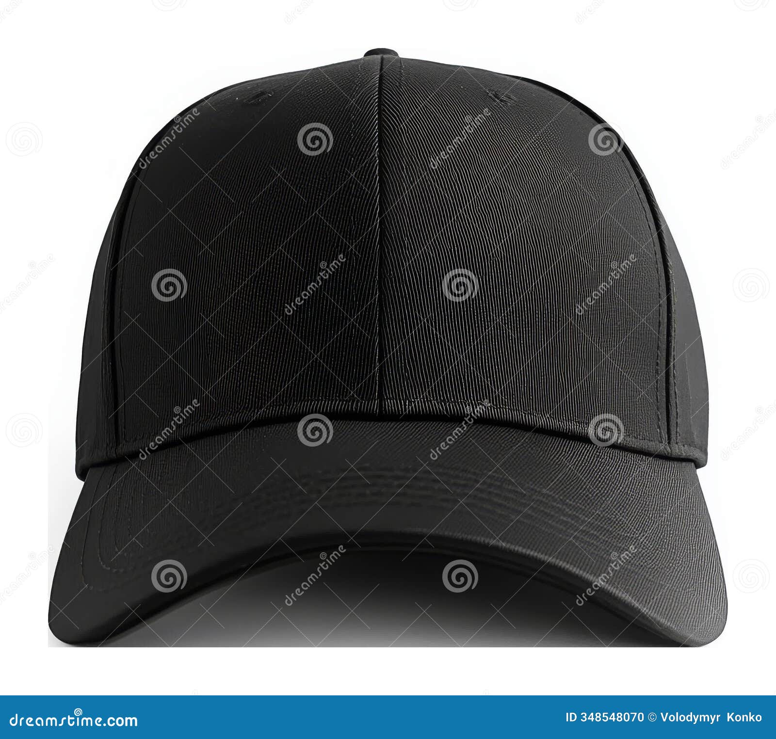 Black Baseball Cap Front View on Transparent Background Stock Photo ...