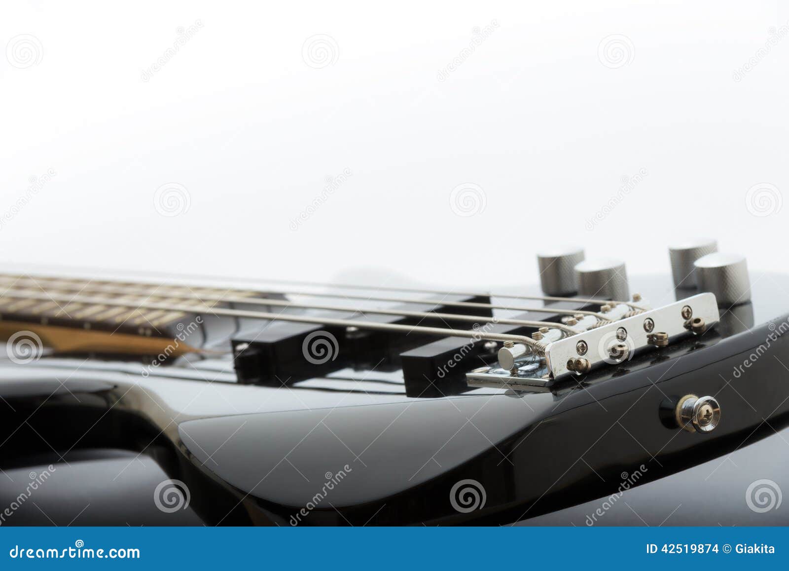 Black Bass Guitar stock photo. Image of song, jazz, rock - 42519874