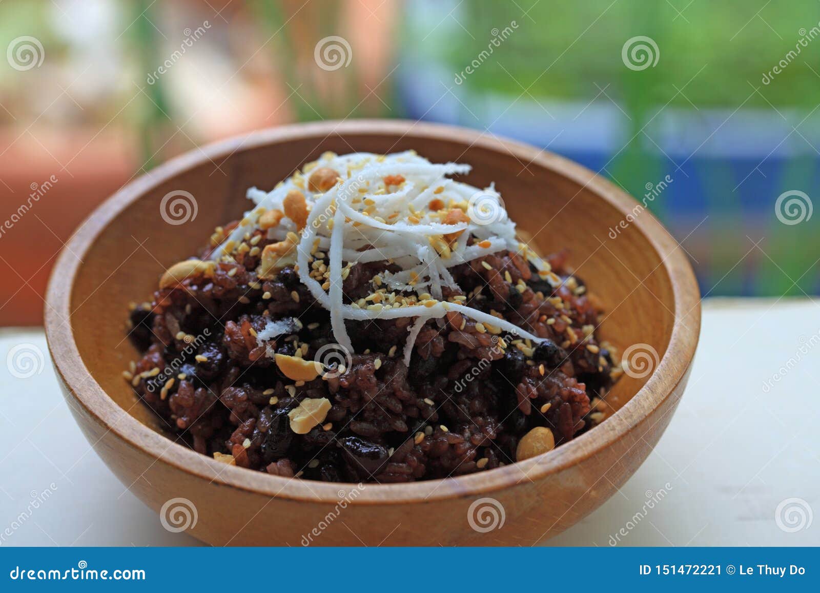 Black Bean Sticky Rice stock image. Image of breastfast - 151472221