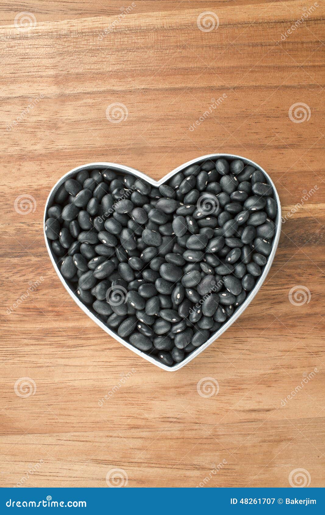 Black beans stock image. Image of harvest, fresh, heart - 48261707