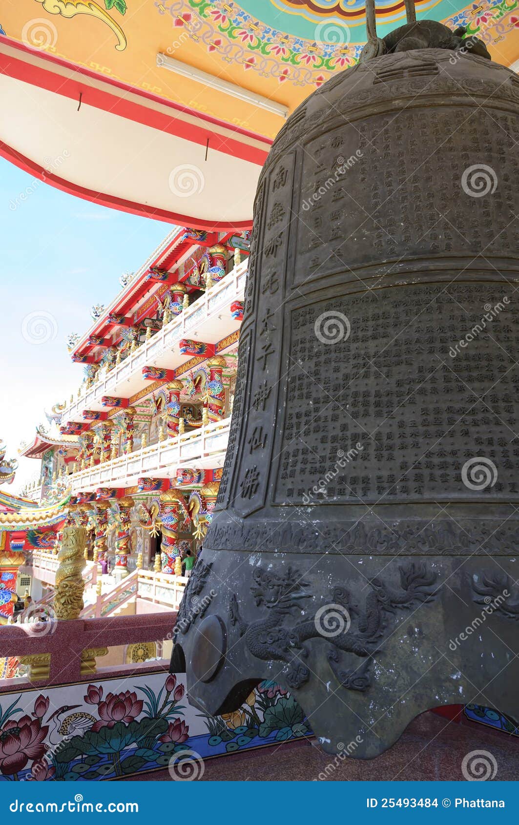 Bell In Chinese Temple Stock Image | CartoonDealer.com #7004797