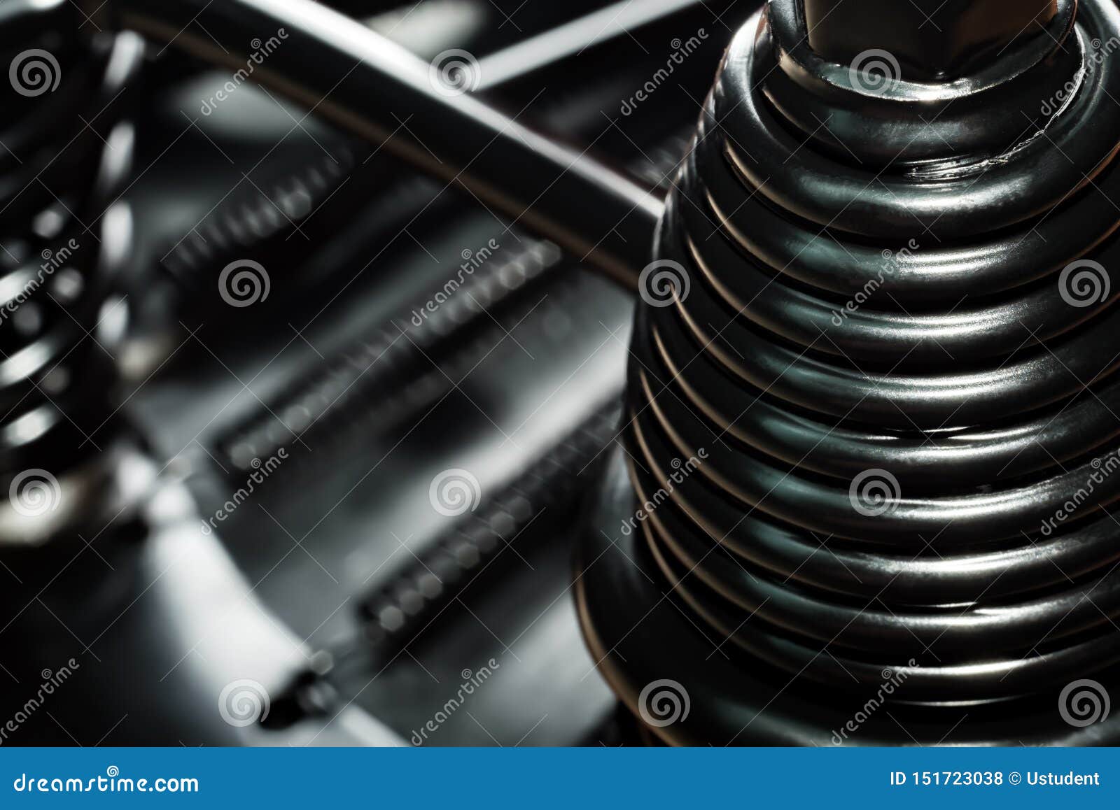 Black Bicycle seat springs stock photo. Image of vintage - 151723038