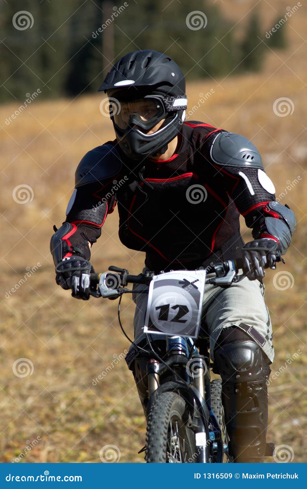 Black biker stock image. Image of adventure, cycling, country - 1316509
