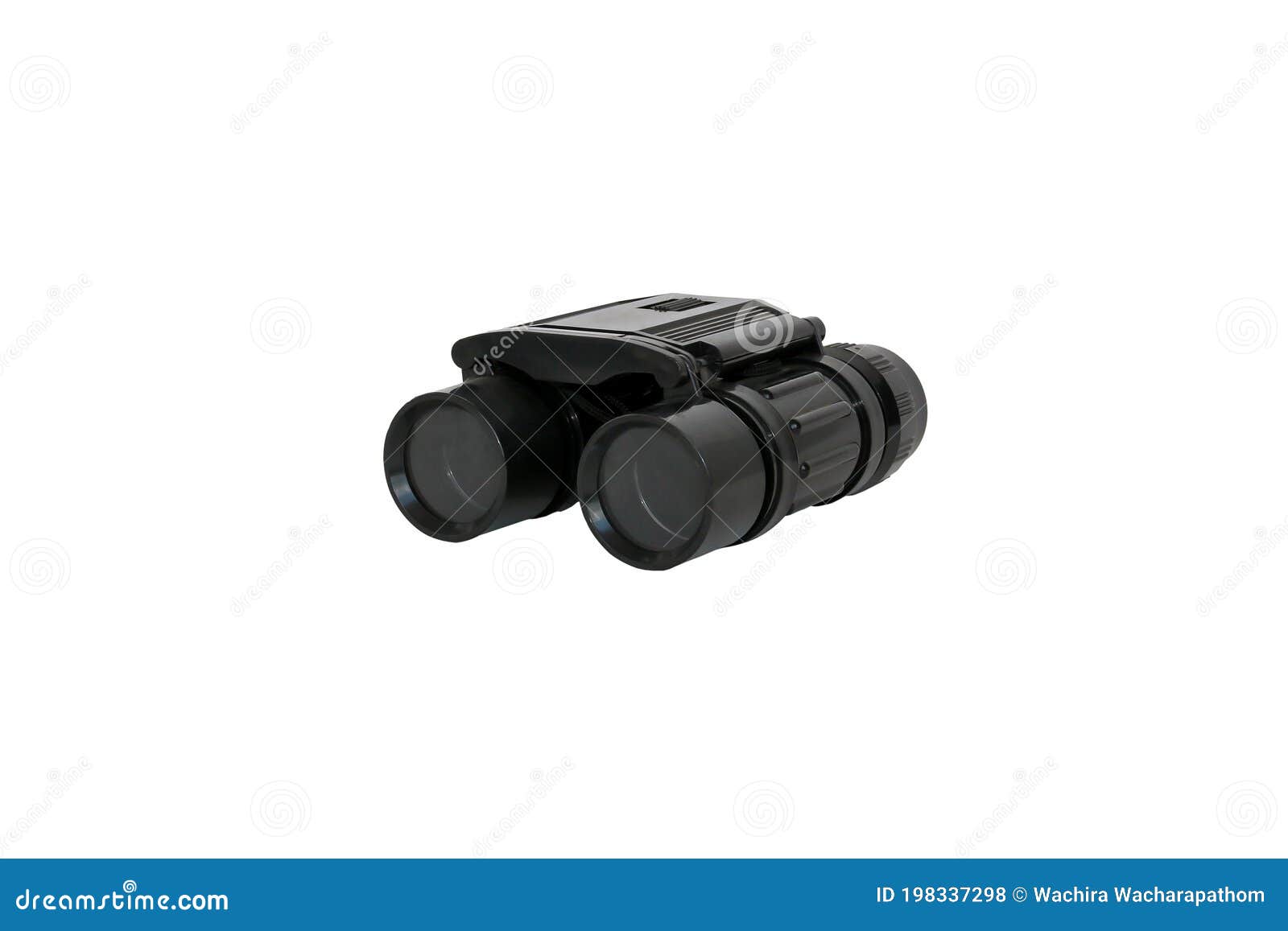 Binoculars on White Background Stock Photo - Image of look, clipping ...