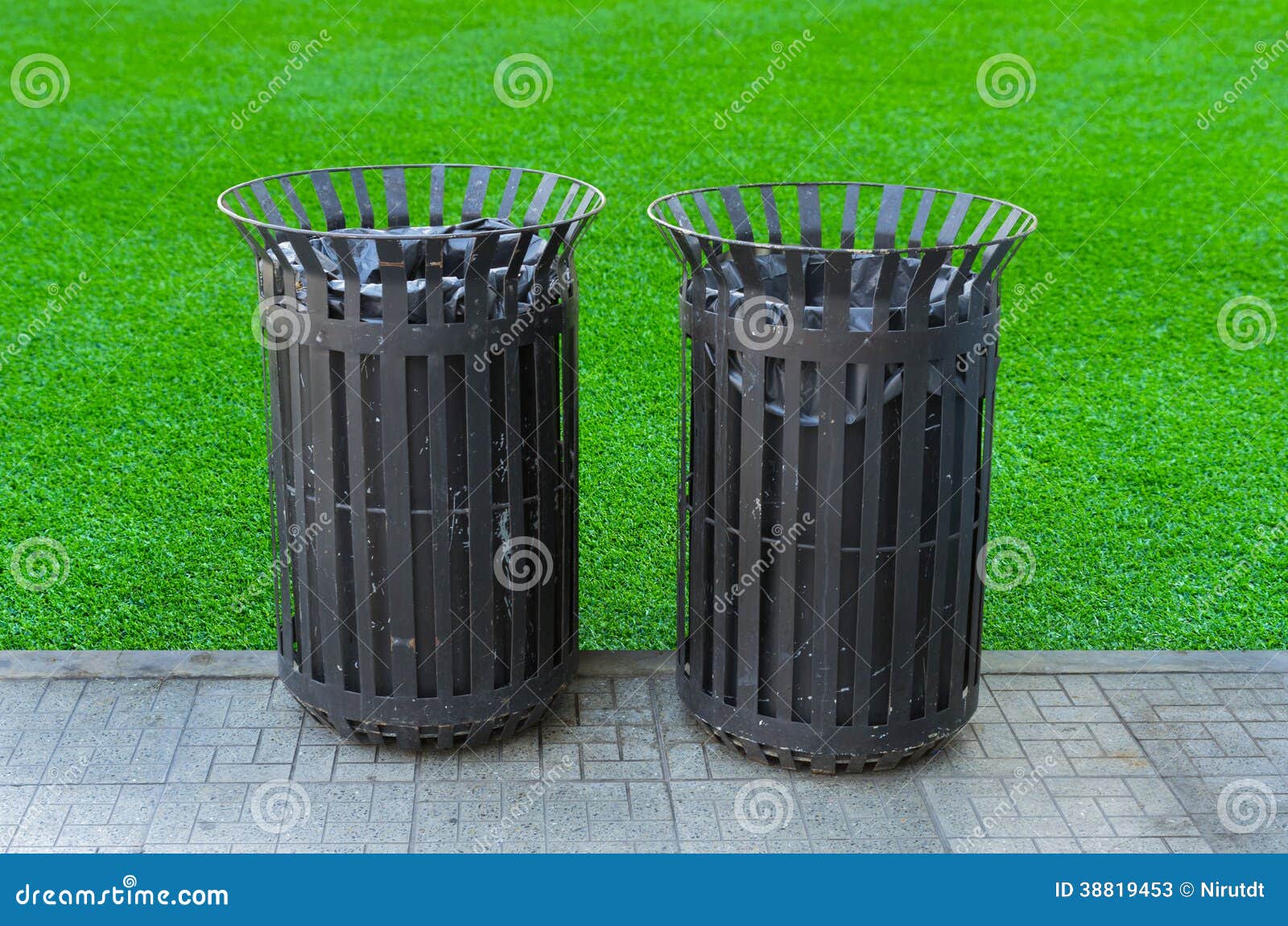 Black bins stock image. Image of recycle, sign, throw - 38819453