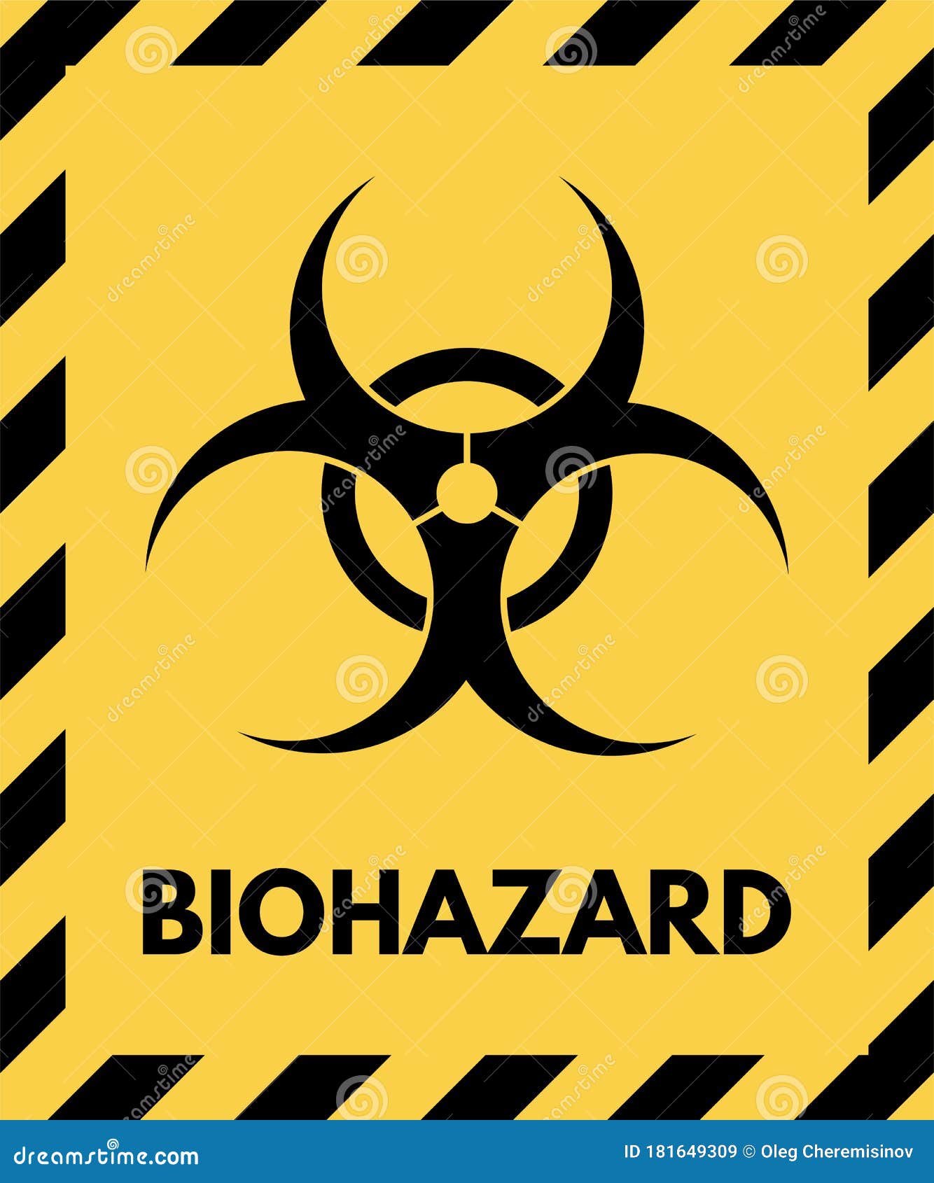 Black Biohazard Symbol Vector Illustration | CartoonDealer.com #14160918