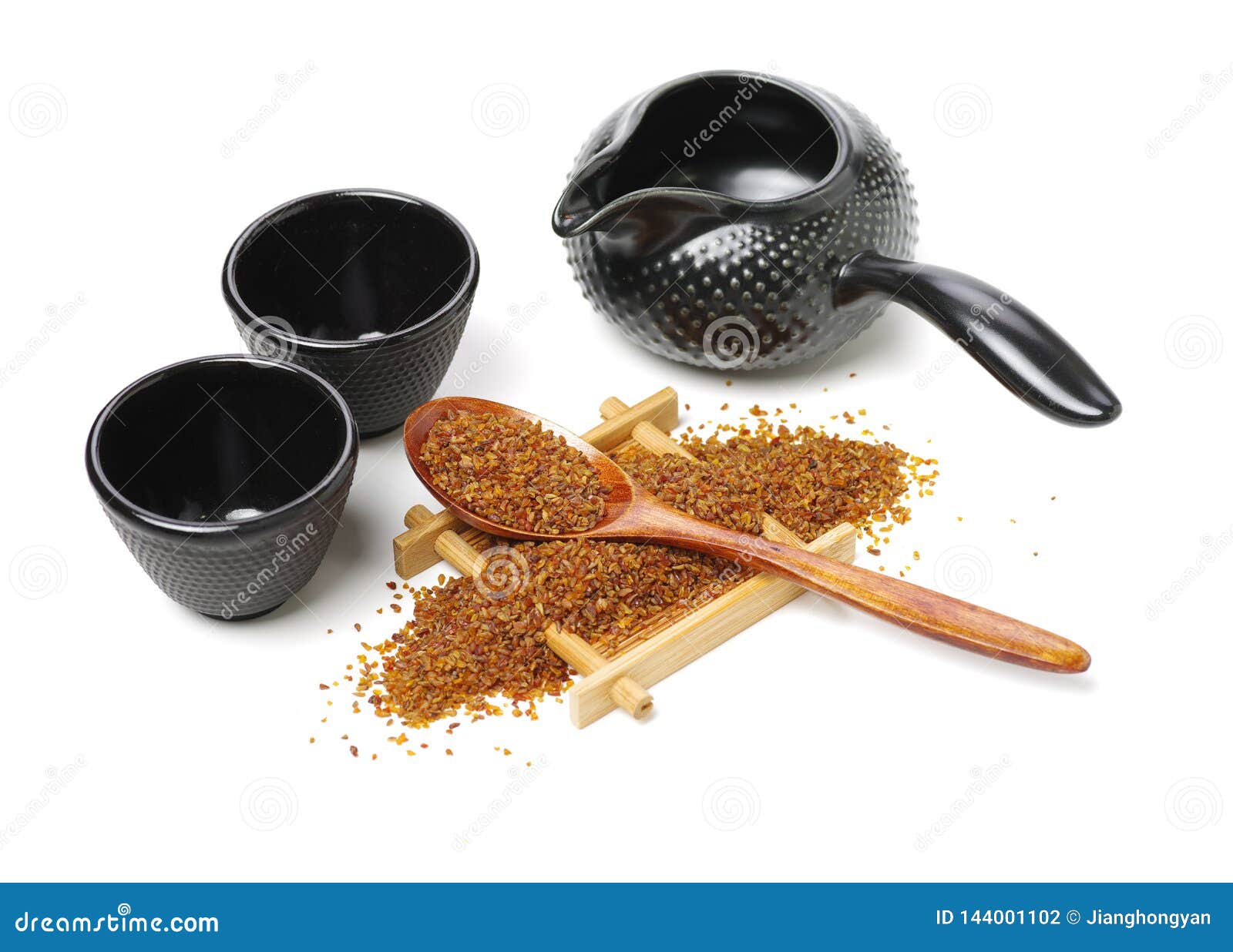 Black bitter buckwheat tea stock photo. Image of grain - 144001102