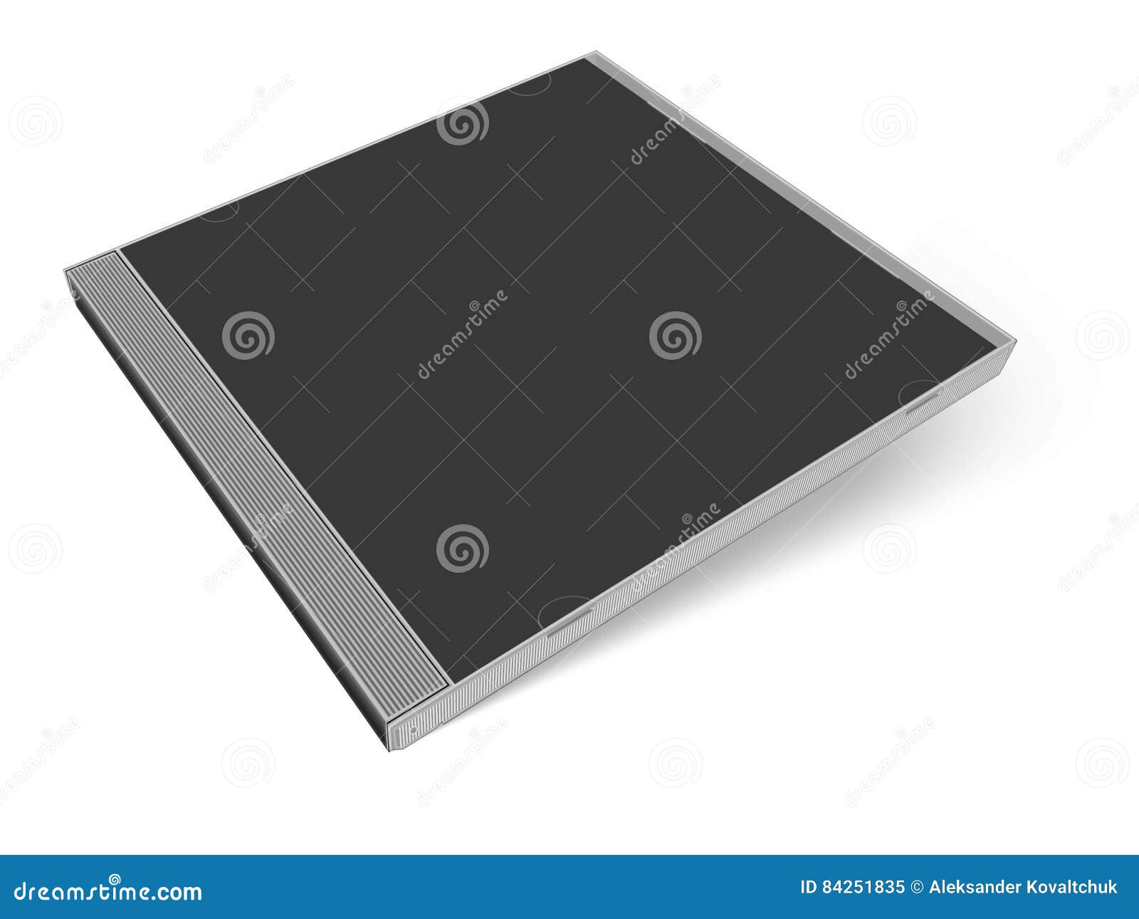 Black blank cd case stock illustration. Illustration of blank - 84251835