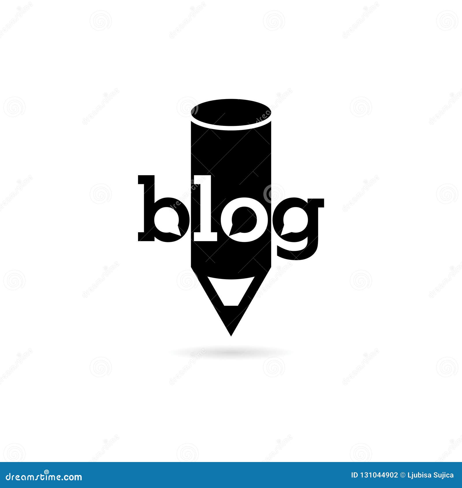 Blogspot Icon Black