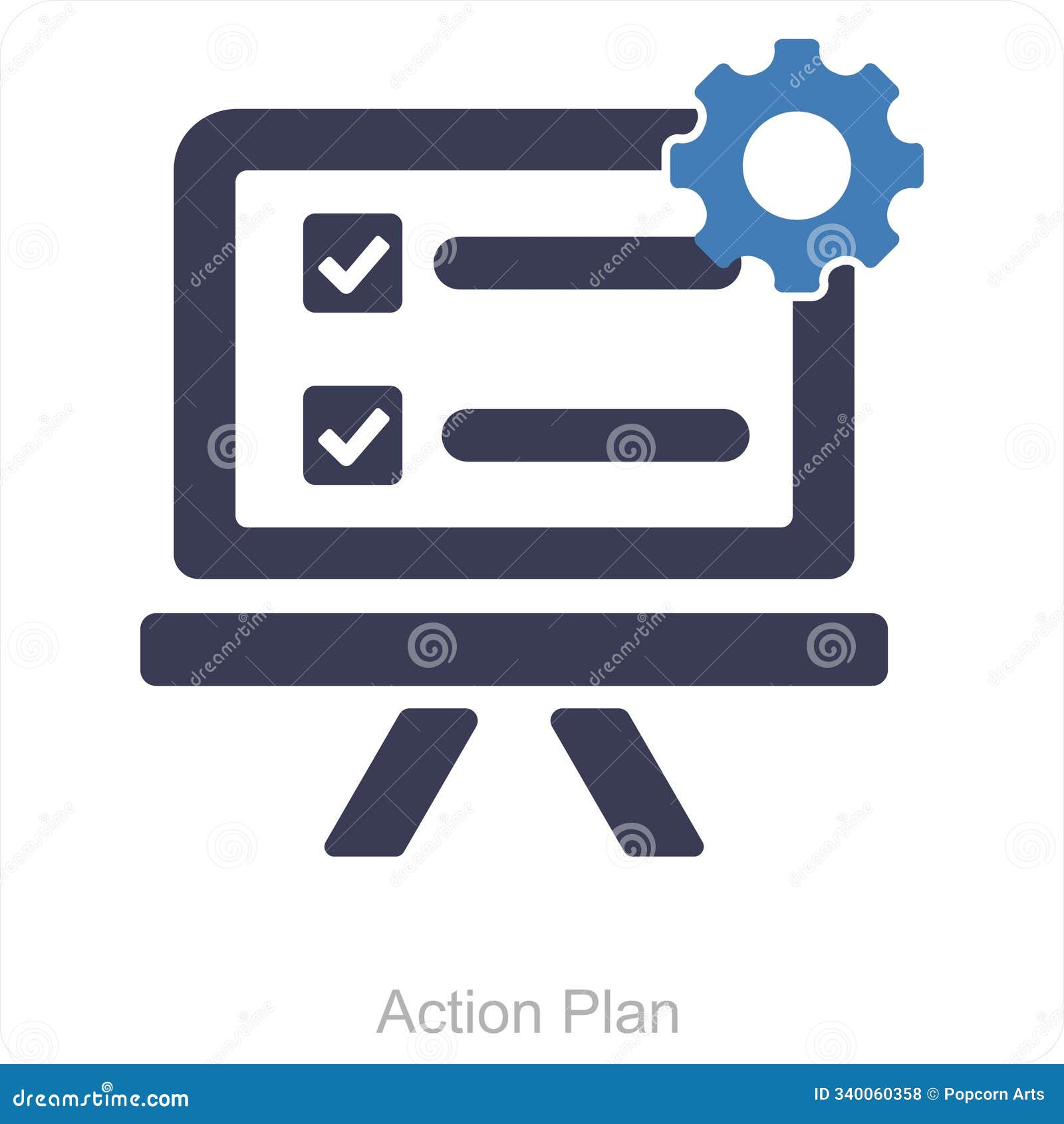 Action Plan stock illustration. Illustration of concept - 340060358