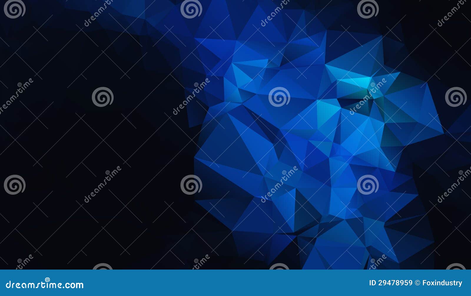 Black Blue Geometric Background Eps 10 Stock Vector - Illustration of ...