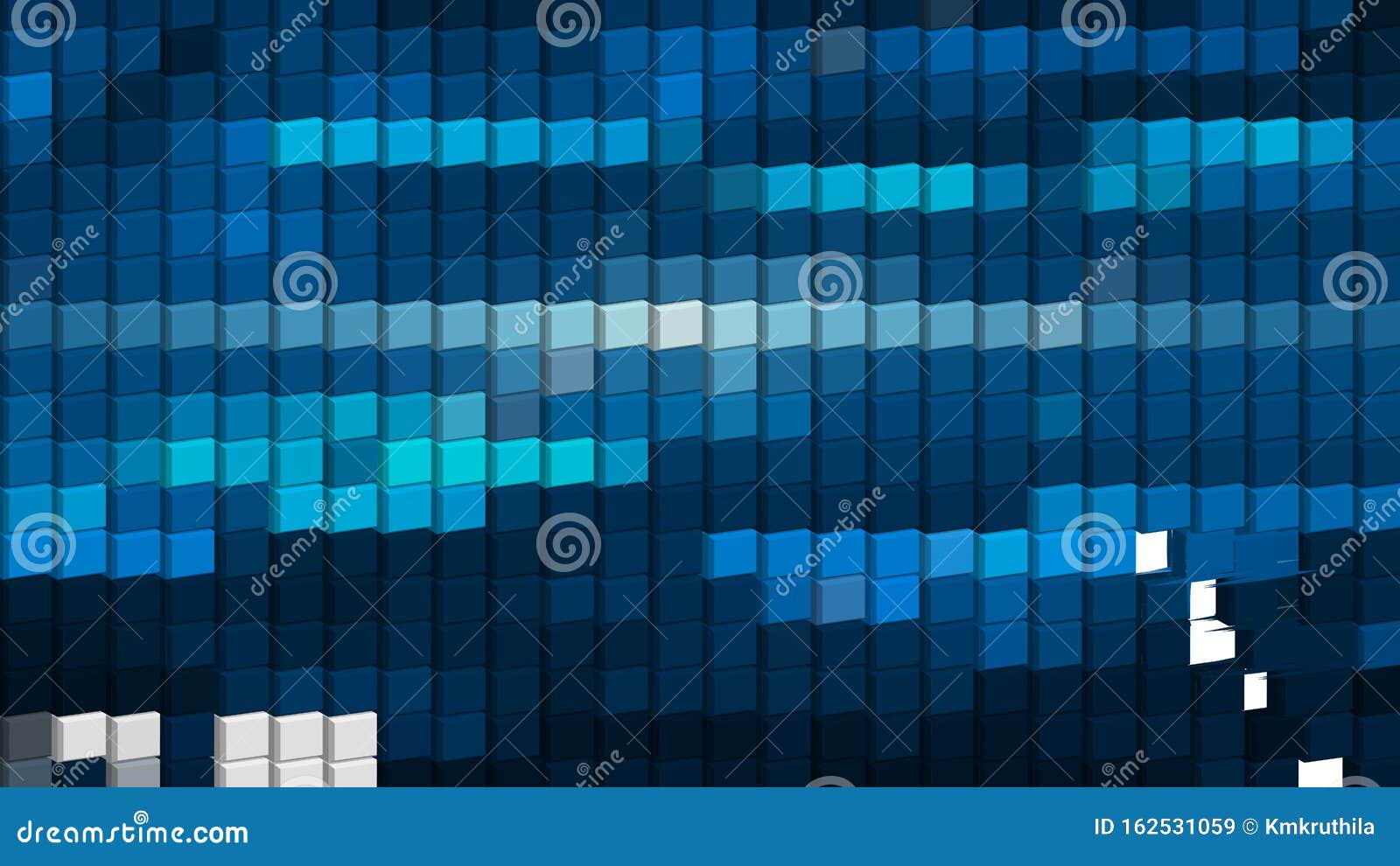 Black and Blue Square Mosaic Tile Background Stock Vector ...