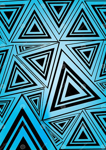 Black and blue triangle stock vector. Illustration of black - 11506973