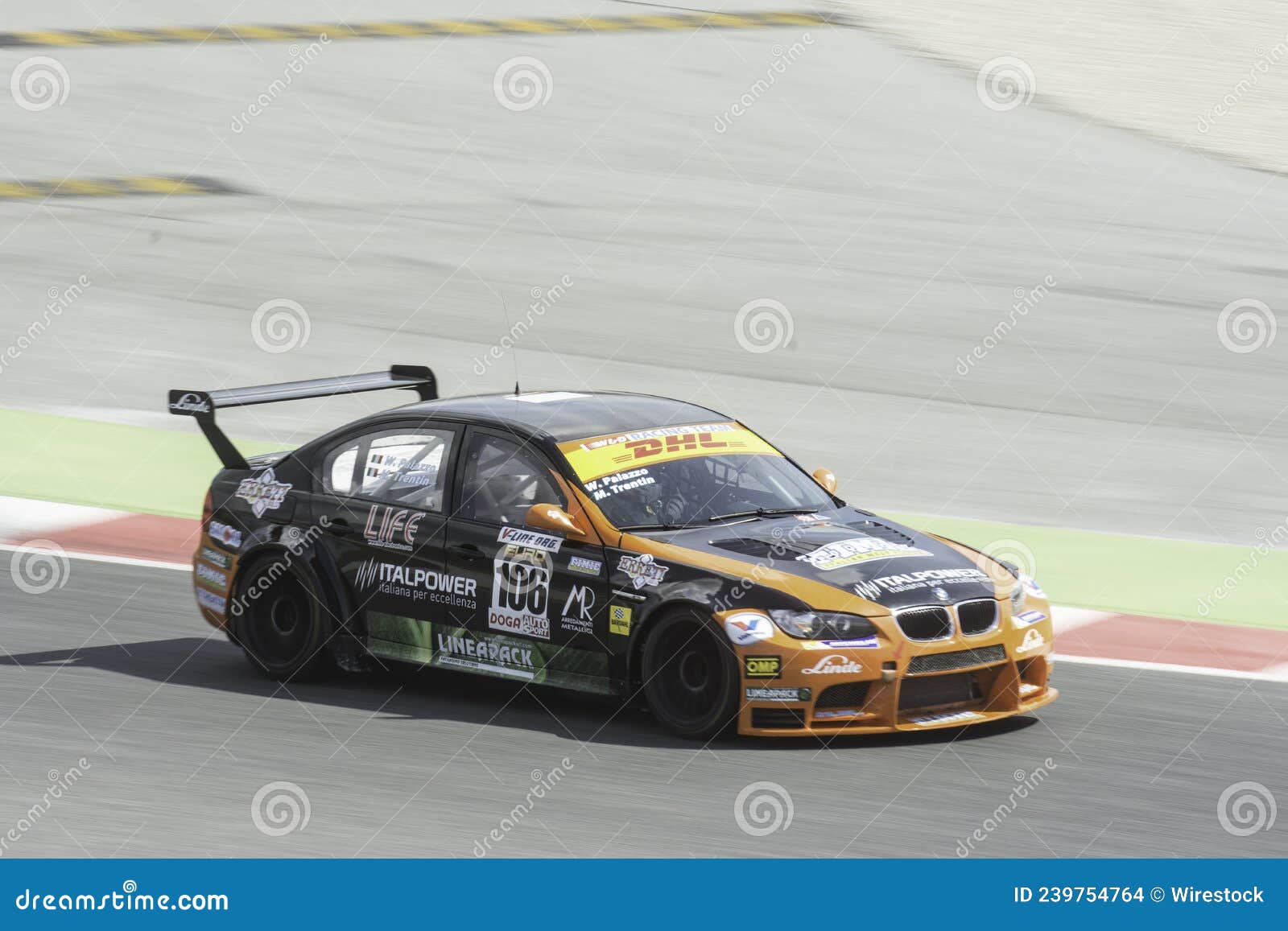 Black BMW E90 M3 Prepared on the Racing Circuit Editorial Stock Image ...