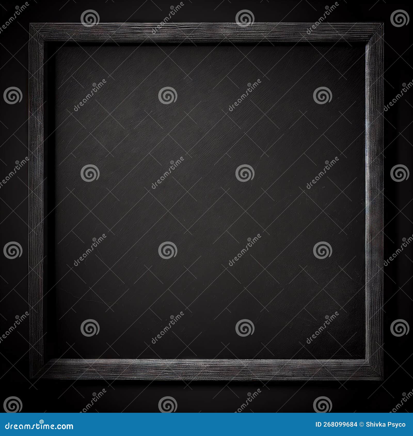 Black Board Background Frame Generative AI Stock Photo - Image of ...