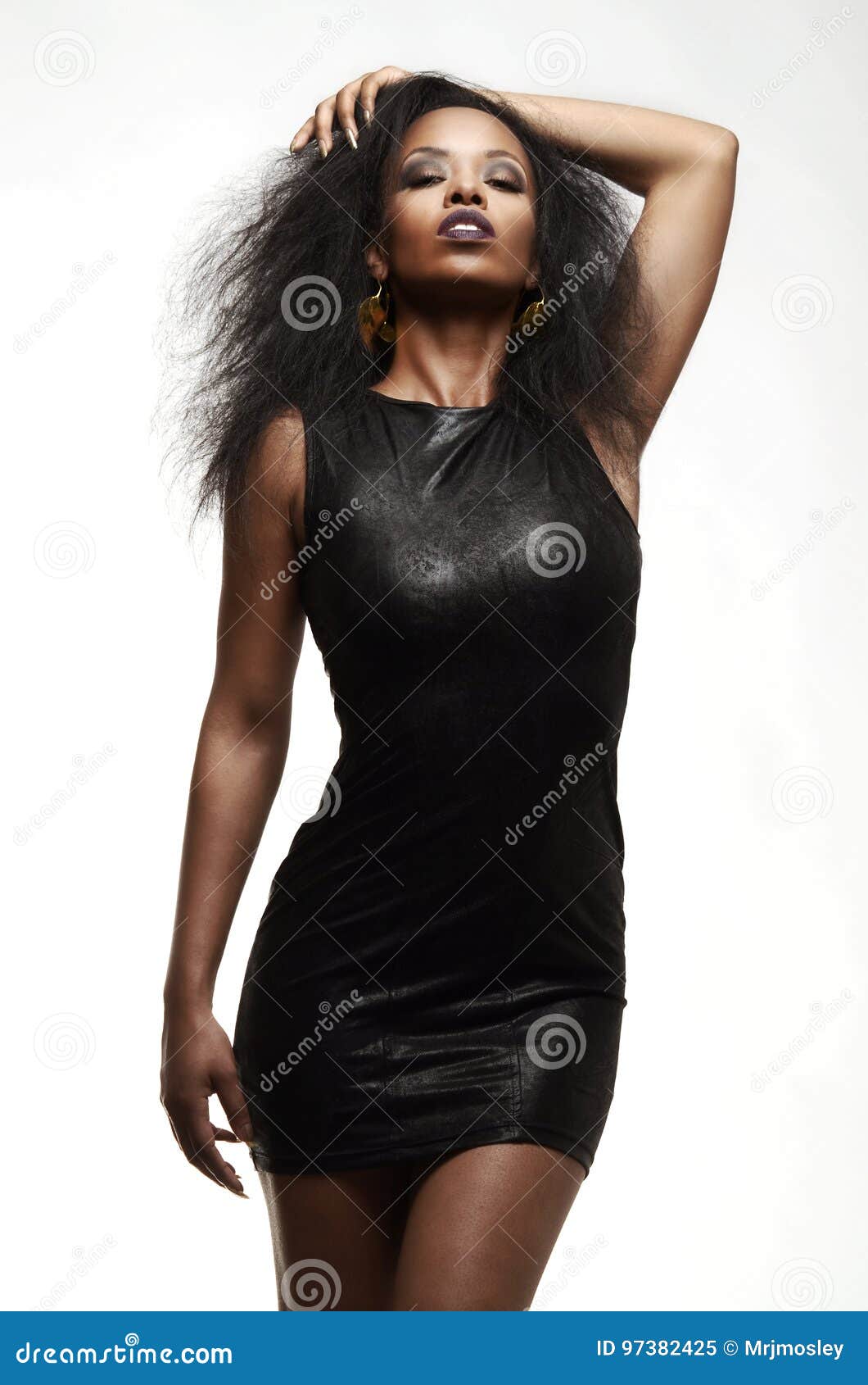 Black bold and Beautiful stock image. Image of dress - 97382425