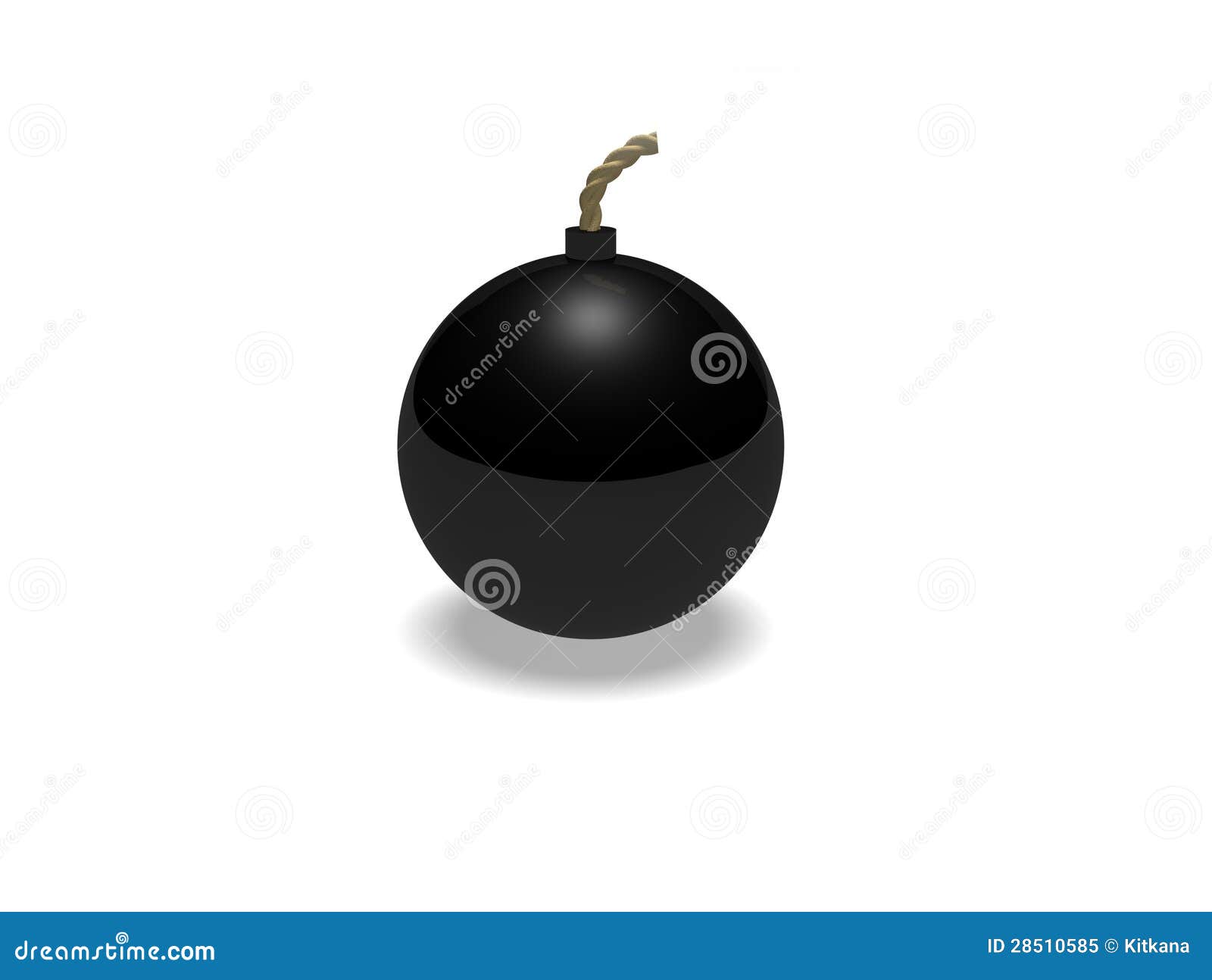 Black bomb stock illustration. Illustration of explosives - 28510585