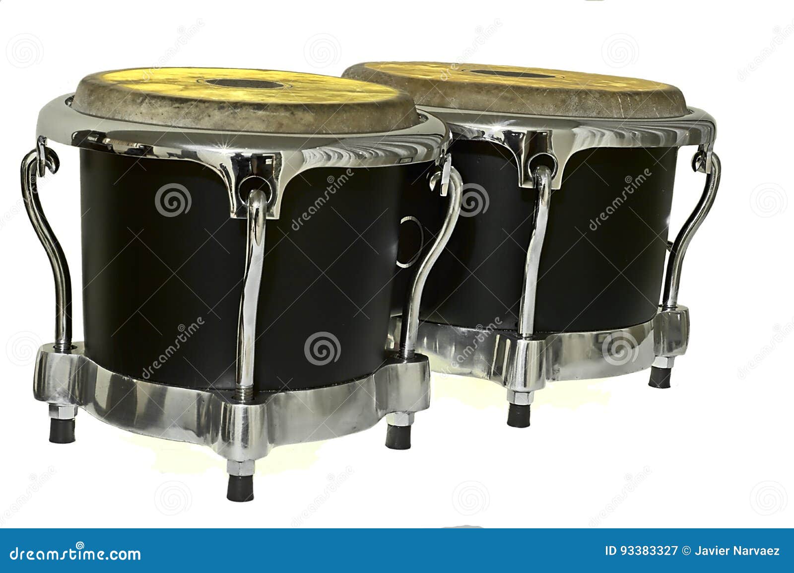 Black bongo stock image. Image of drum, sound, cultural - 93383327