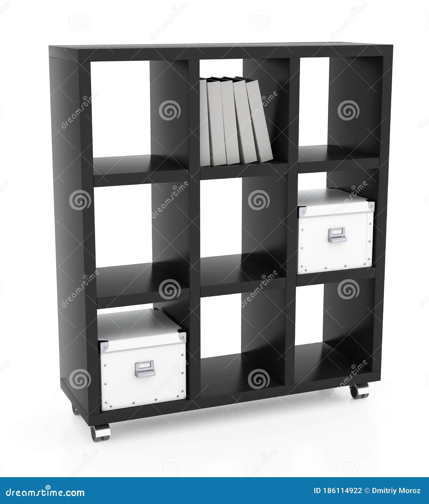 Rack Book Shelf Wooden Texture Vector Illustration | CartoonDealer.com ...