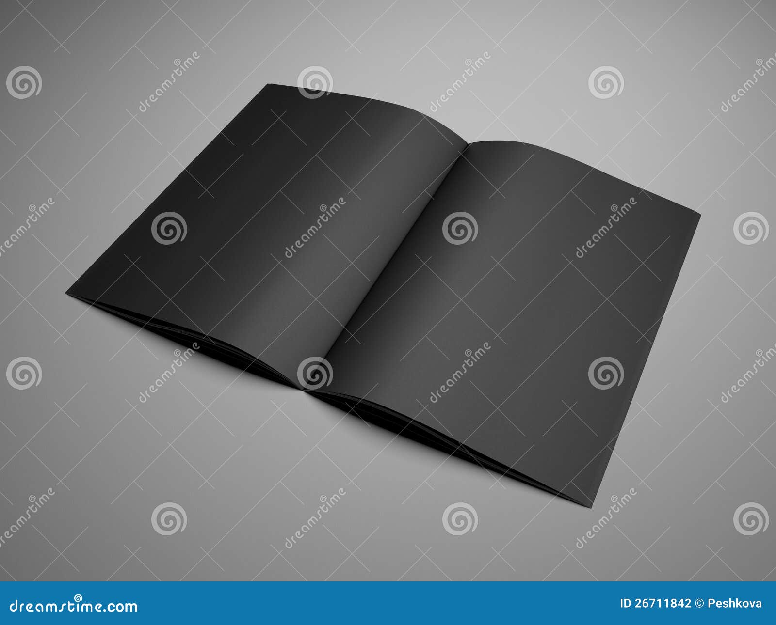 Black booklet stock illustration. Illustration of literature - 26711842