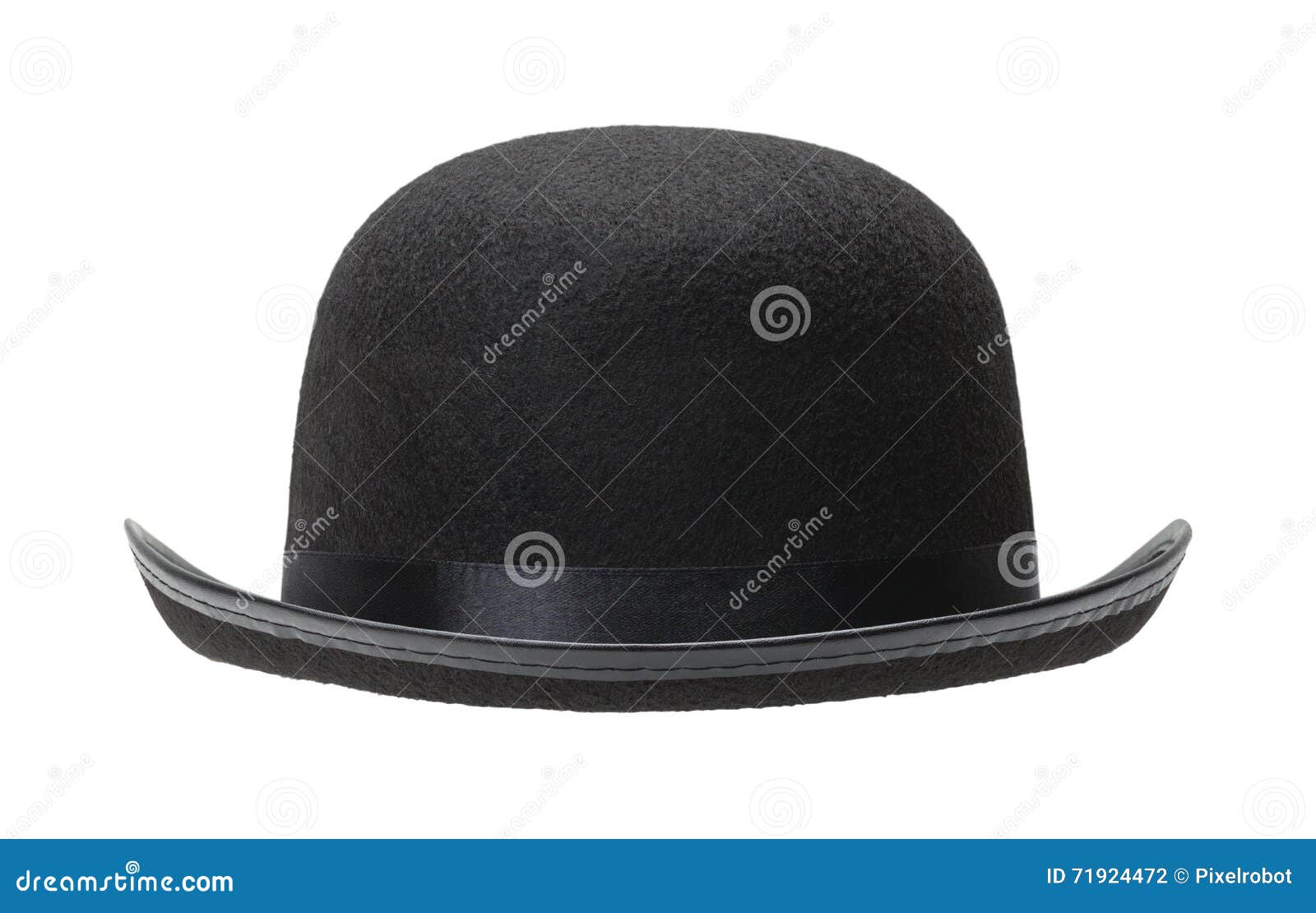 Black Bowler Hat stock photo. Image of costume, menswear - 71924472