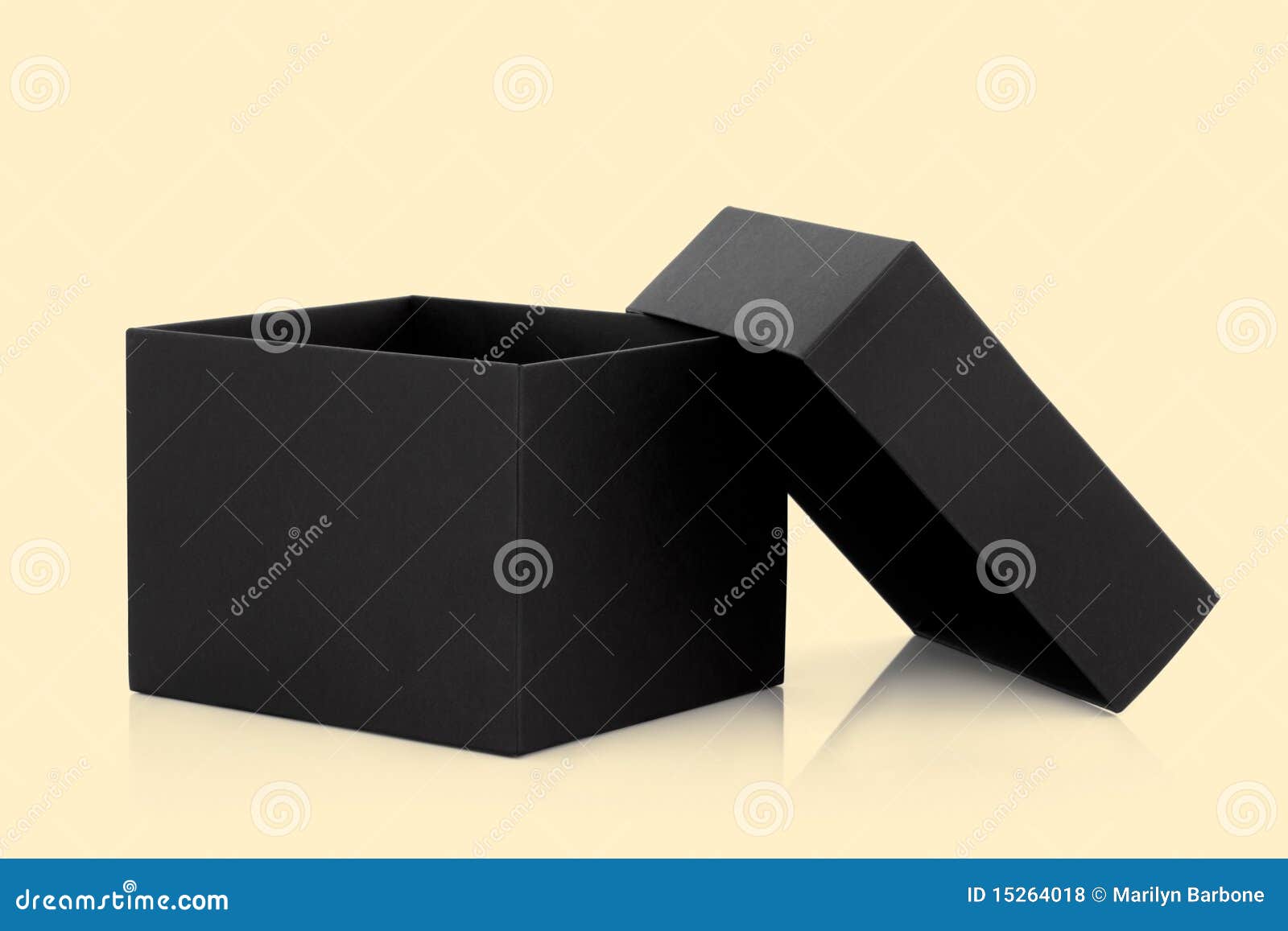 Black Box stock photo. Image of opened, yellow, open - 15264018