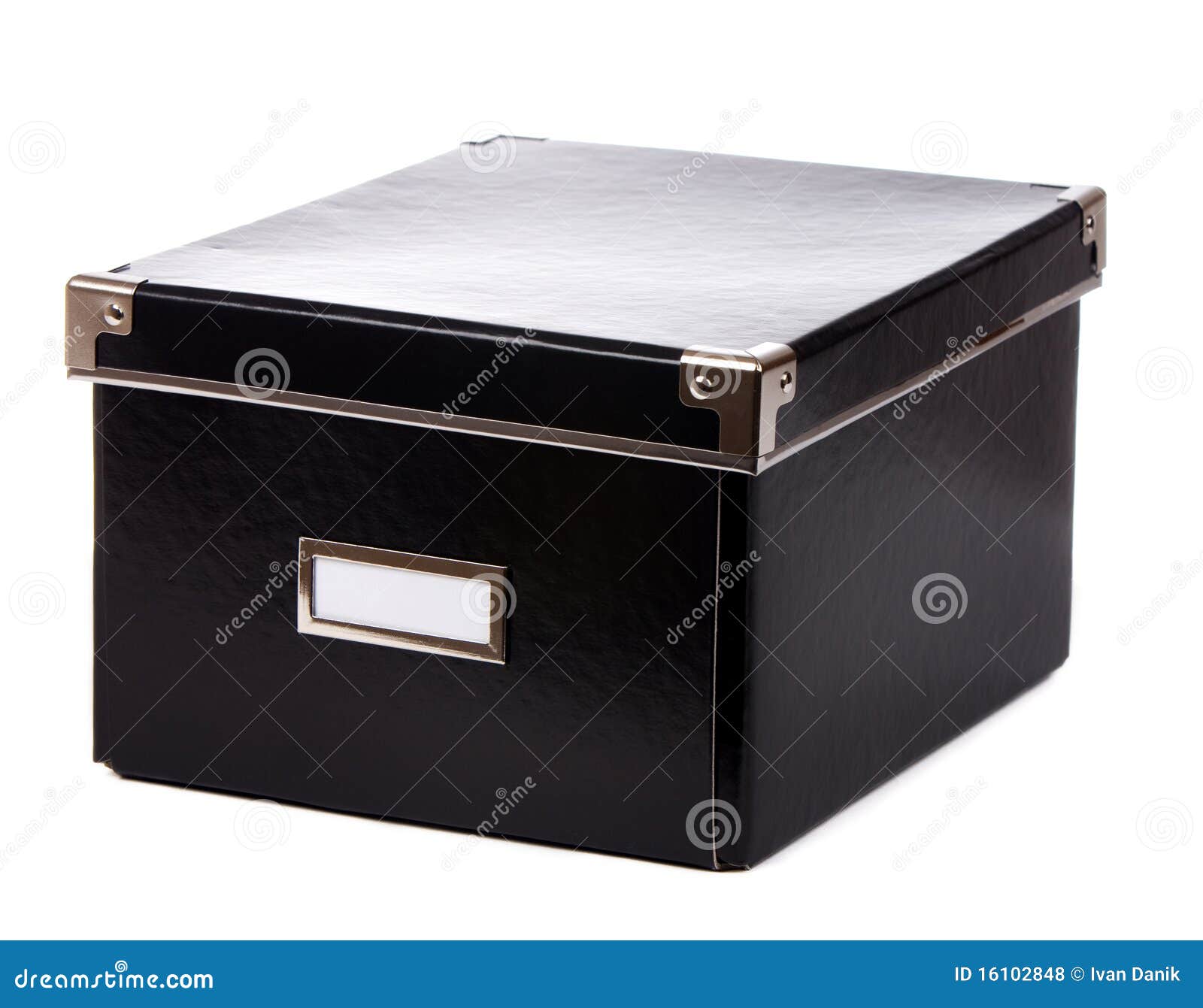 Black box stock photo. Image of single, cardboard, file - 16102848