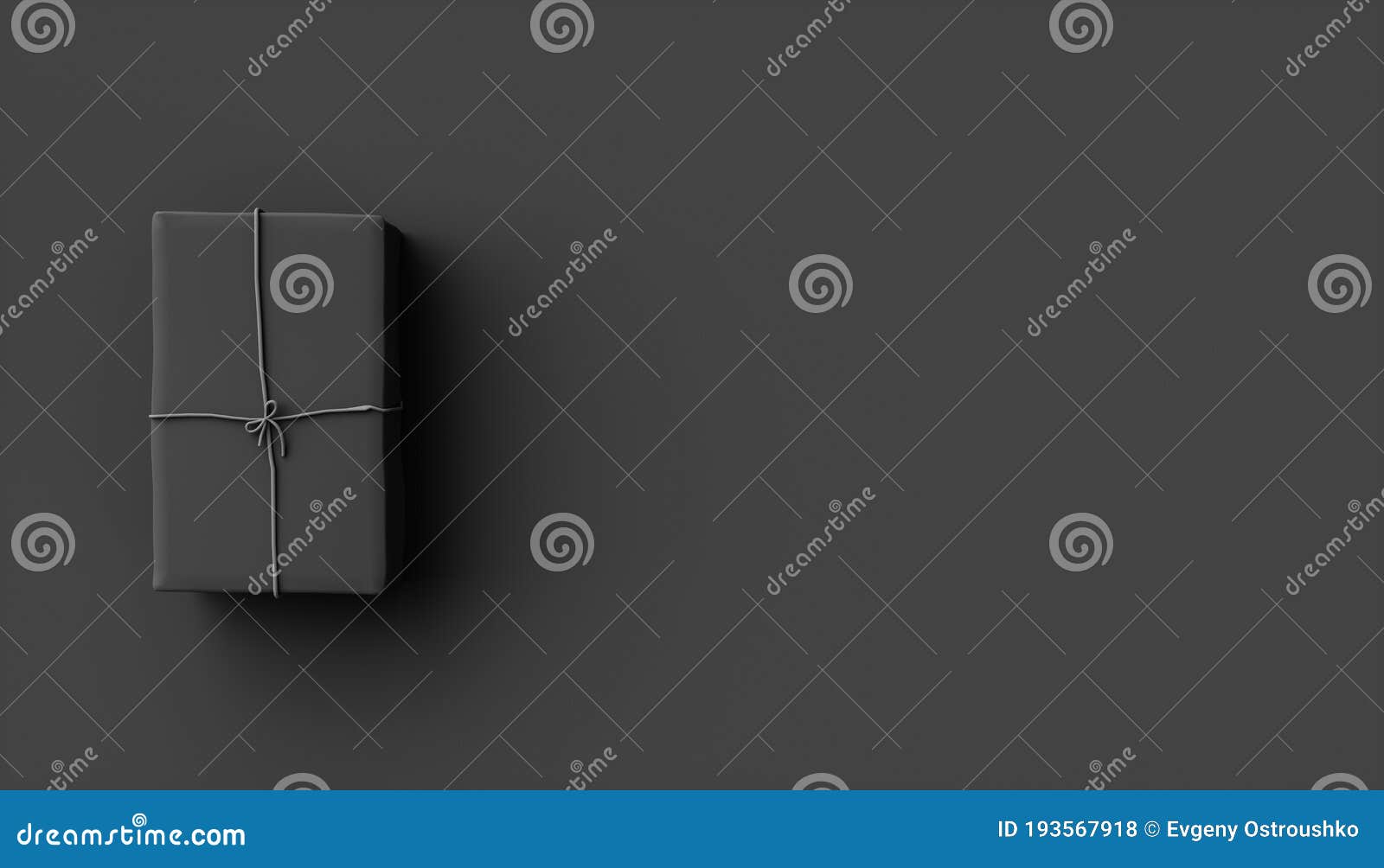 Black Box on a Black Background Stock Illustration - Illustration of ...