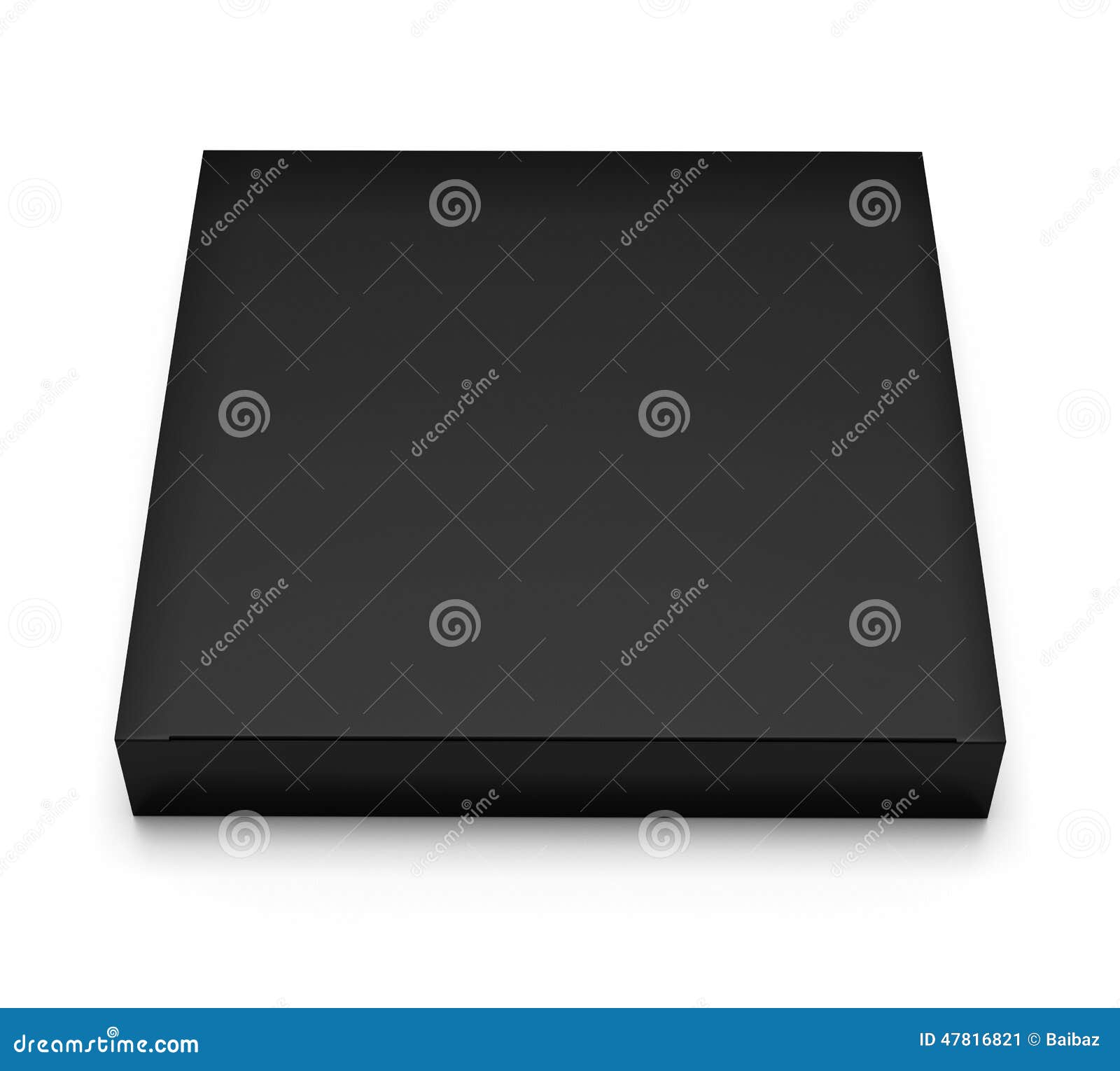 Black box stock illustration. Illustration of carton - 47816821