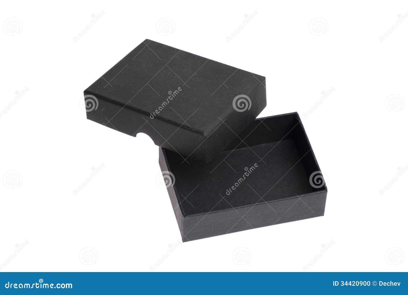 Black box stock photo. Image of shape, container, paper - 34420900