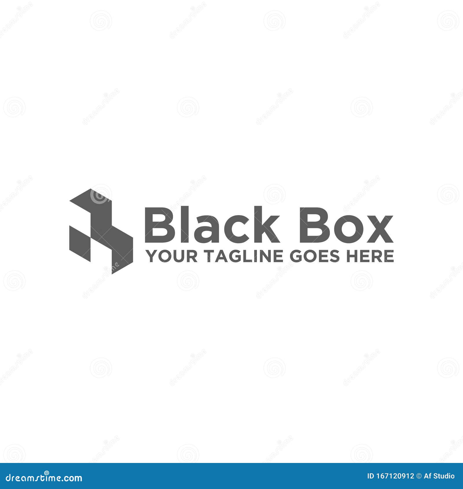Black Box Logo Design Vector Stock Vector - Illustration of background ...