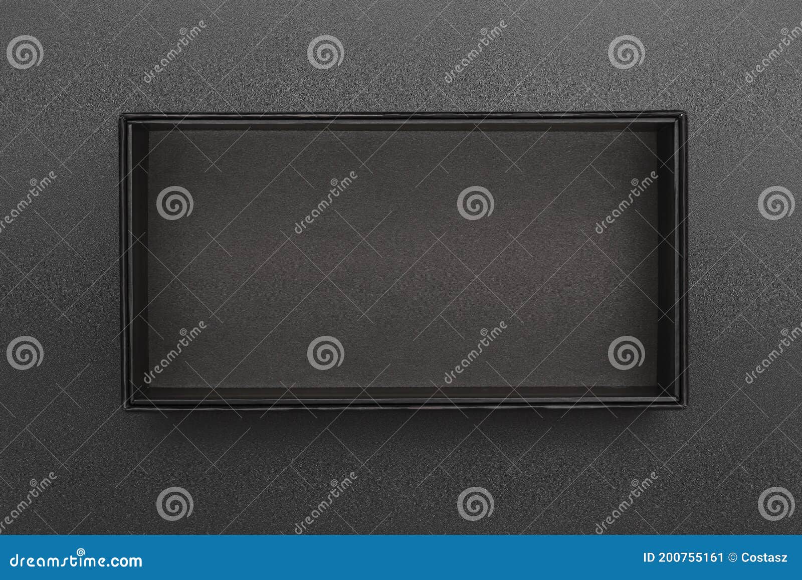 Black box on black stock image. Image of package, design - 200755161