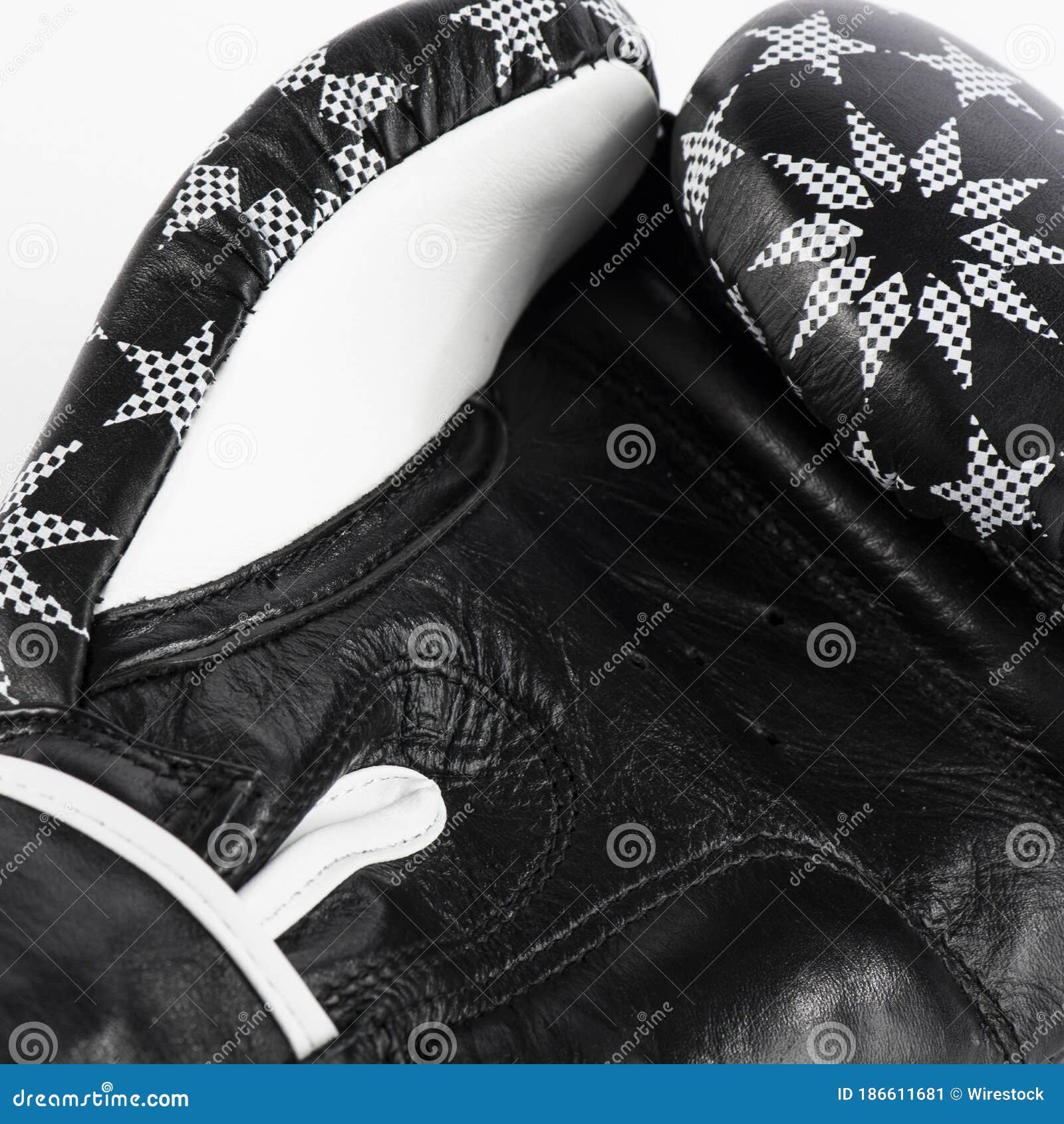 Black Boxing Gloves Isolated on the White Background Stock Image ...