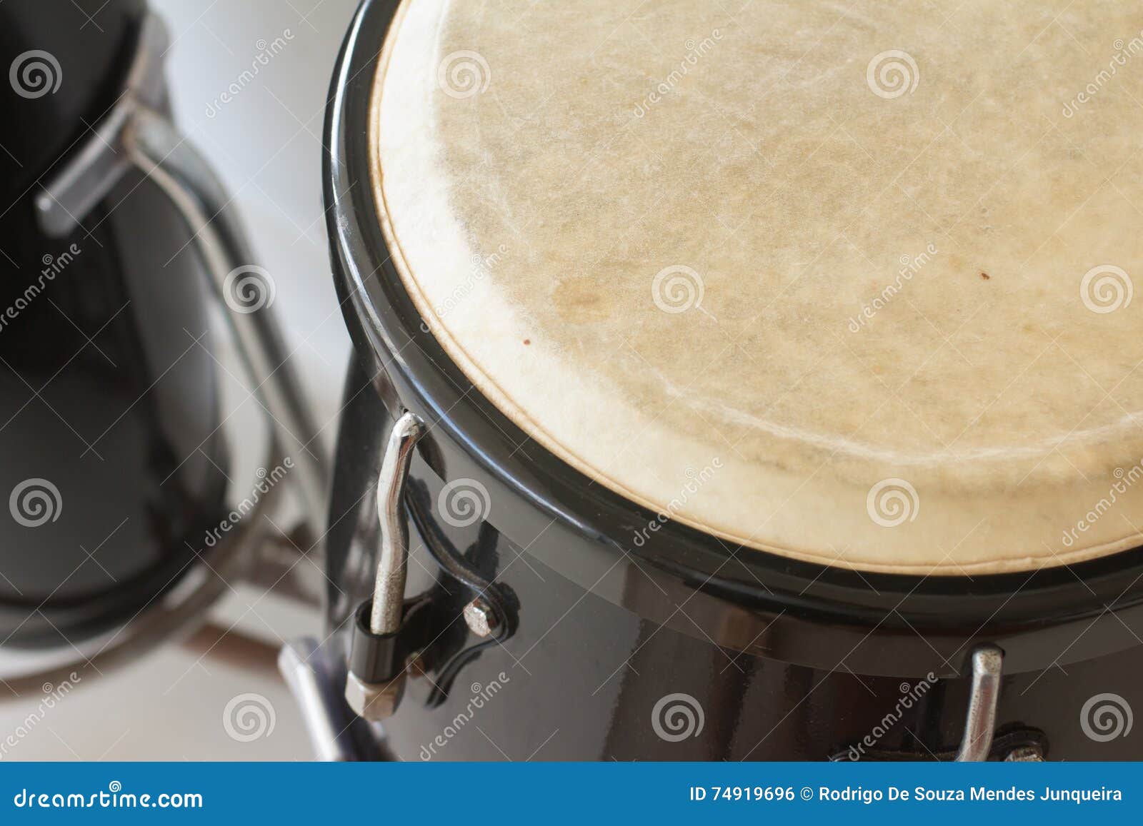 Black Brazilian Bongo stock photo. Image of beat, skin - 74919696