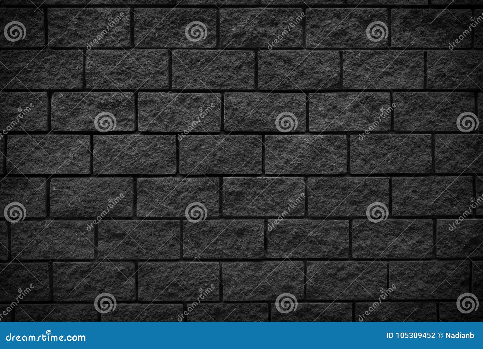 Black Brick Stone Texture Background. Stock Photo - Image of rock ...