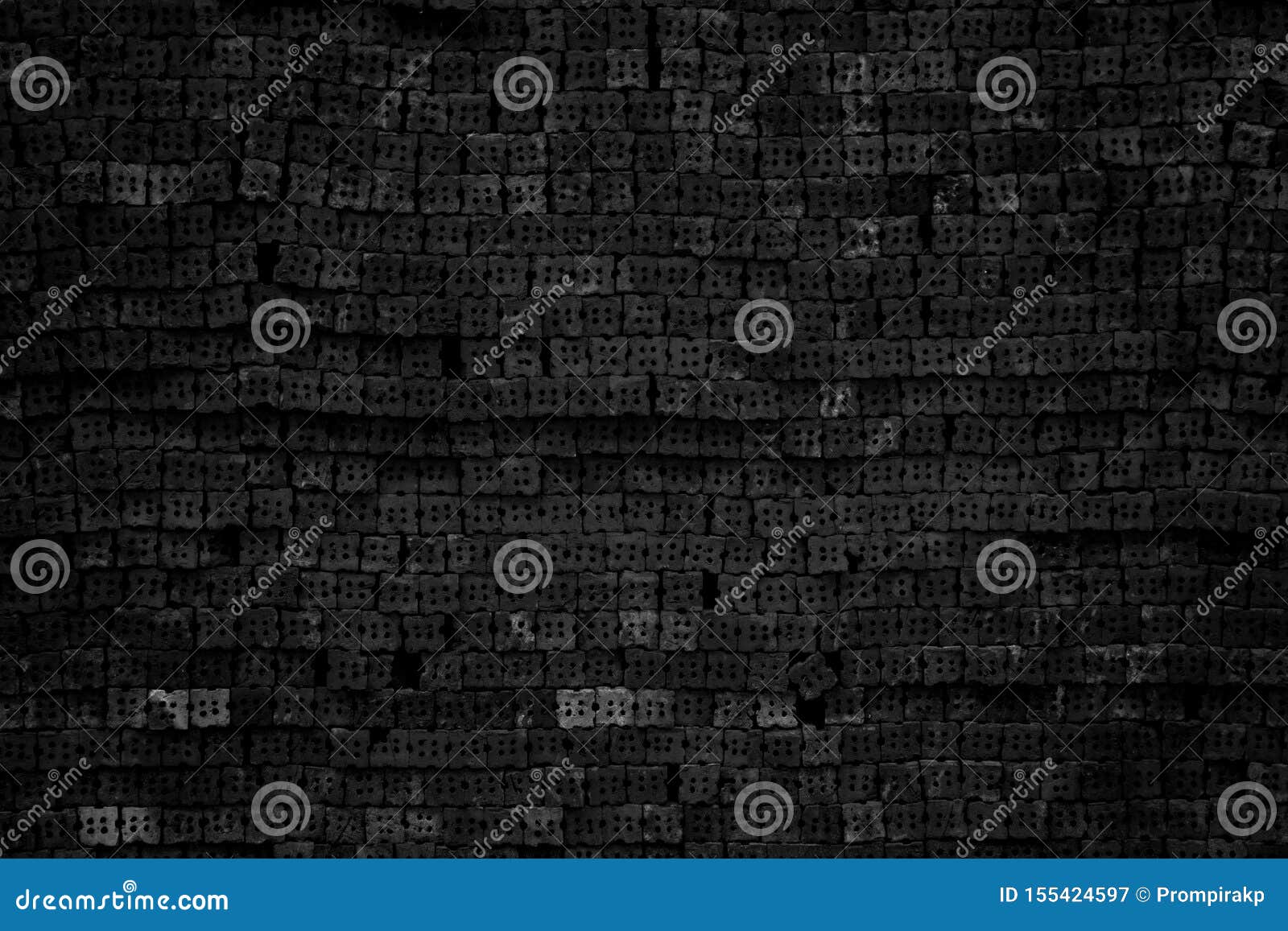 Black Brick Wall Texture for Background Stock Image - Image of backdrop ...